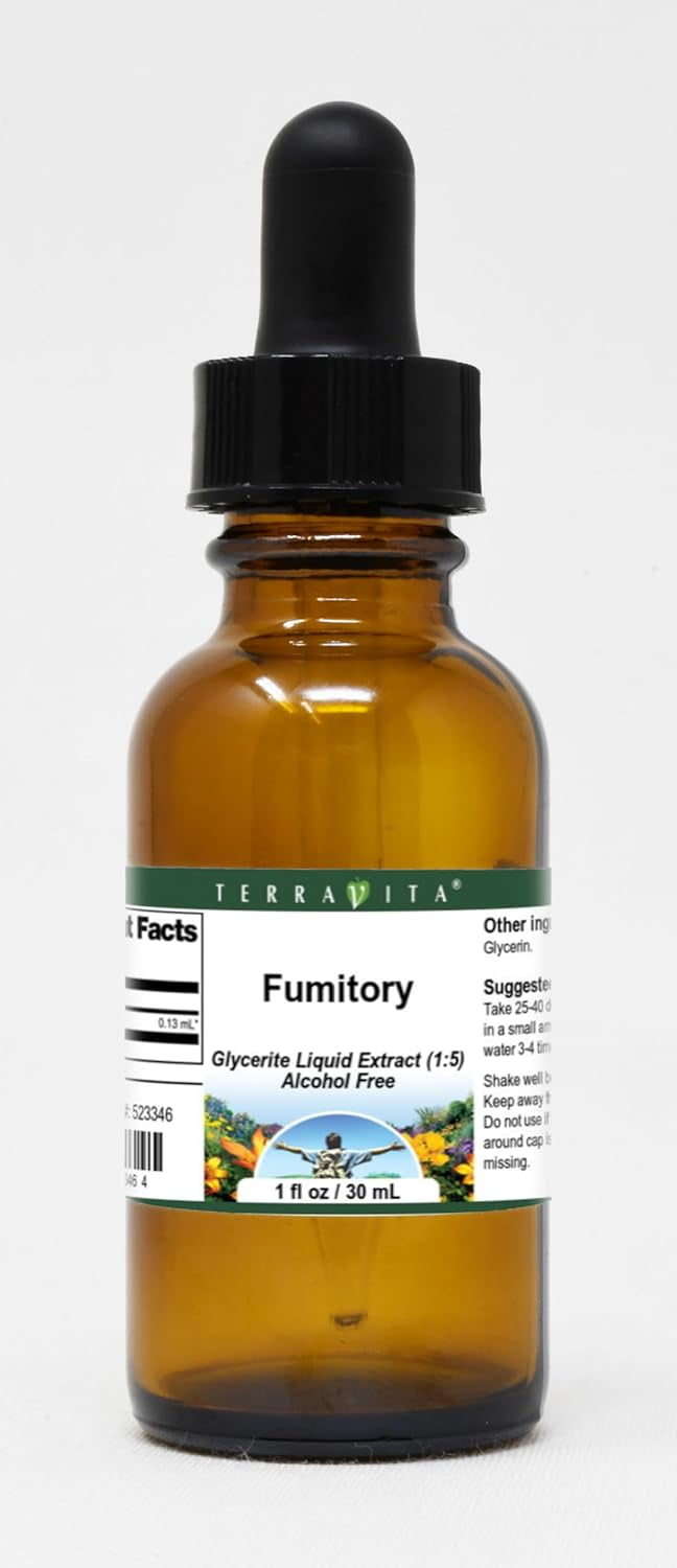 Fumitory Glycerite Liquid Extract (1:5) - No Flavor (1 oz, ZIN: 523346 ...