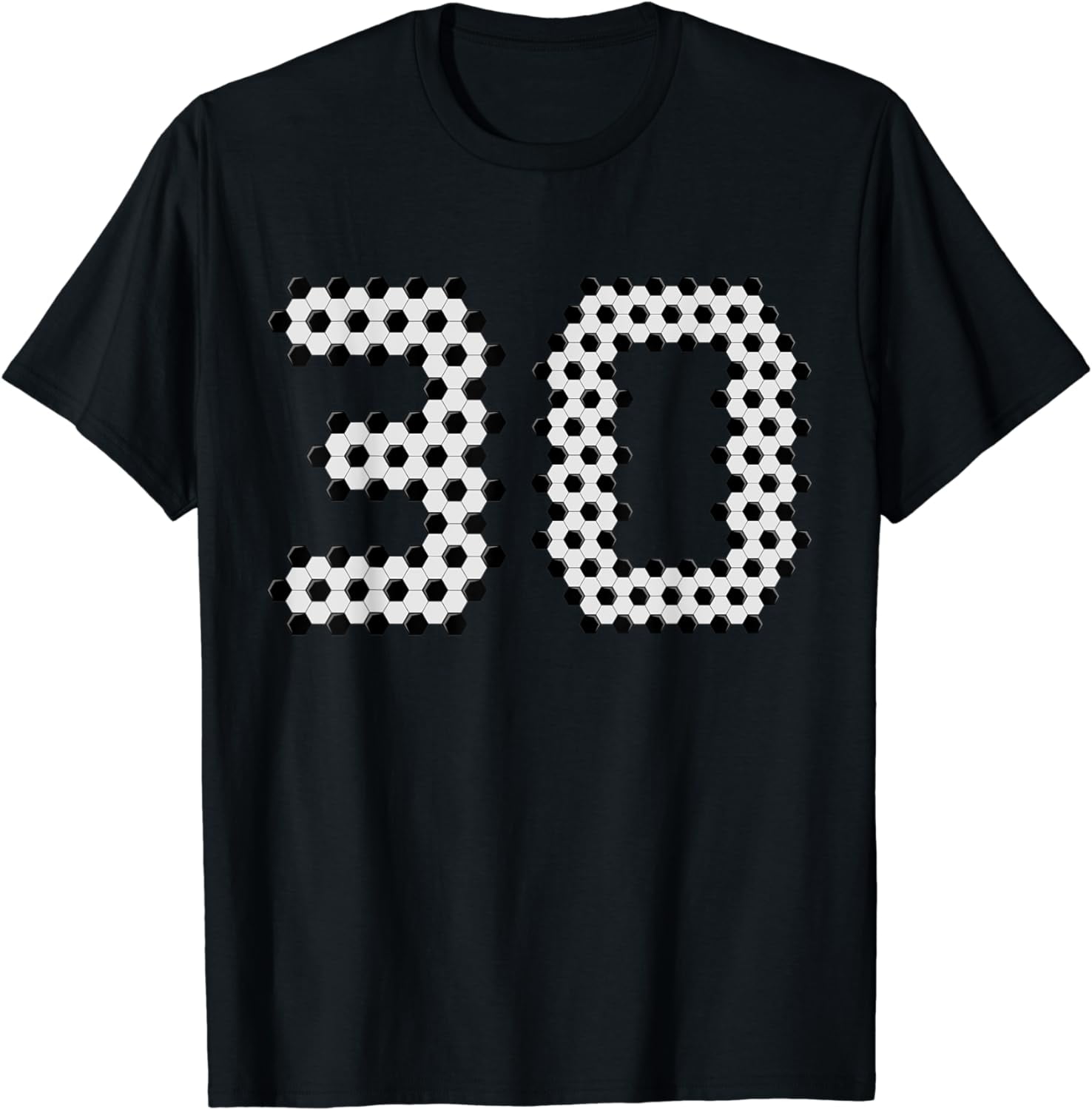 Fun 30th Birthday Soccer Themed 30 Year Old Soccer Players T-Shirt ...