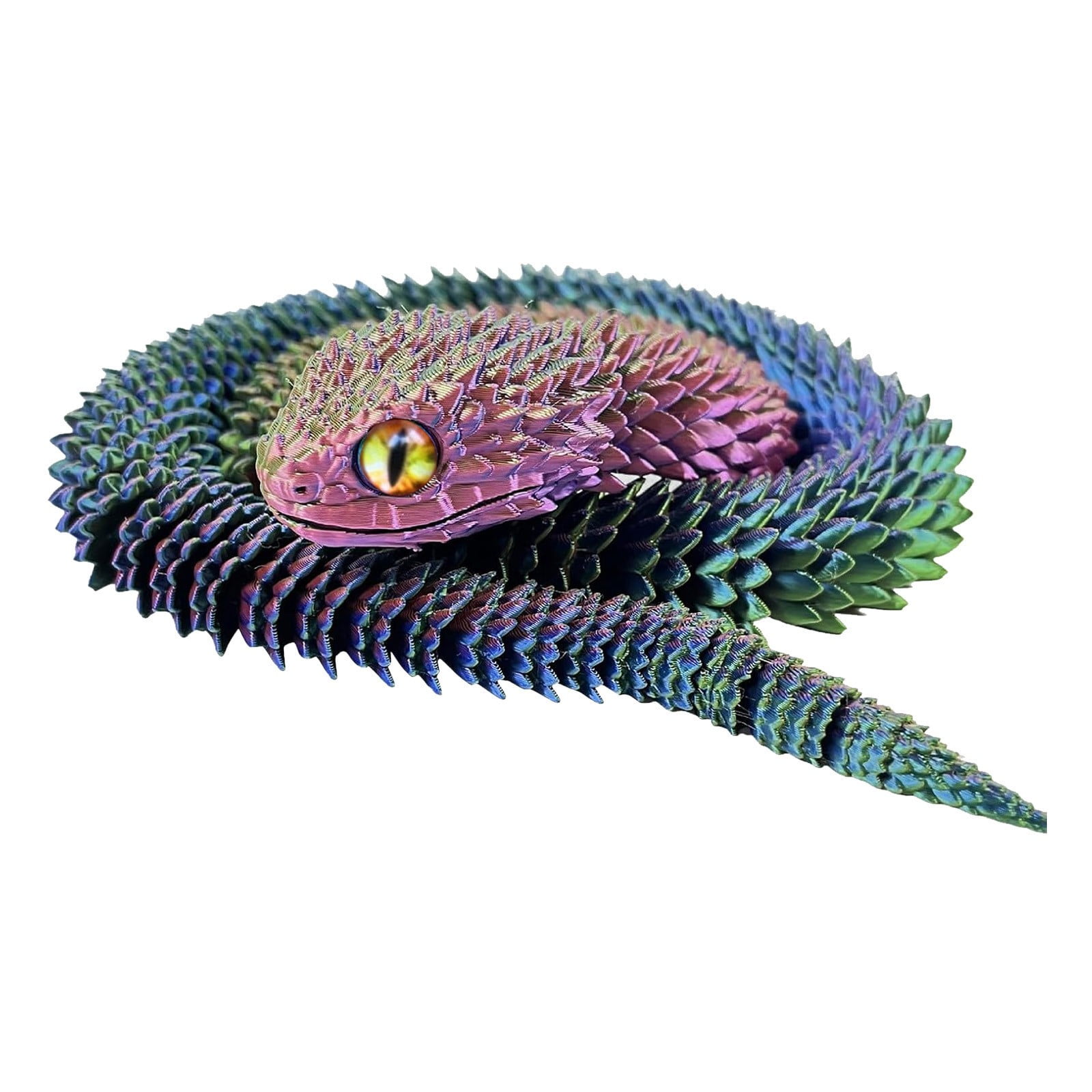 Fun 3D Printed Snake Animals Snake Pet Movable Joint,3D Printed Snake ...