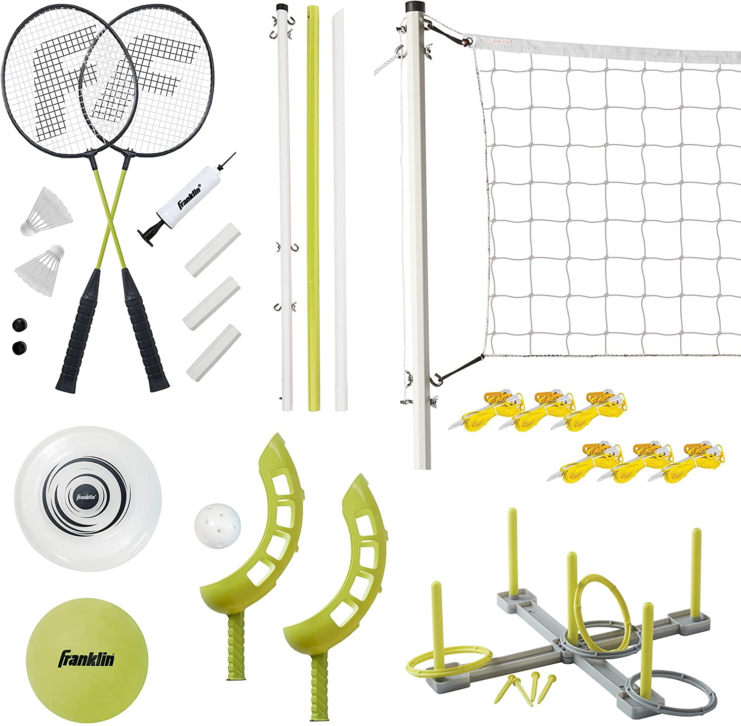 Fun 5 Combo Outdoor Game Set - Backyard, Beach + Camping Games for Kids ...