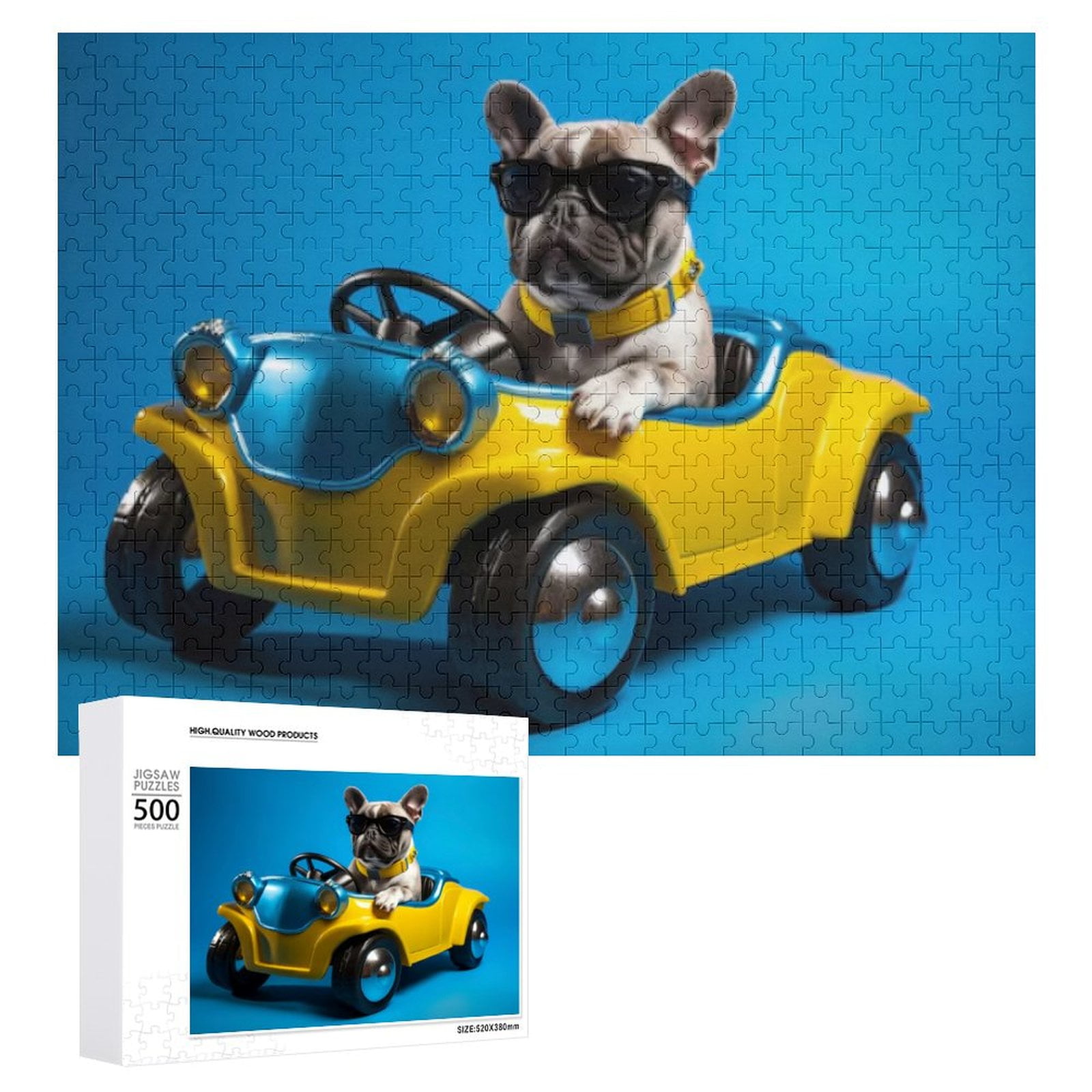 Fun 500-Piece Dog Puzzle for Adults and Kids – A Colorful and Engaging ...