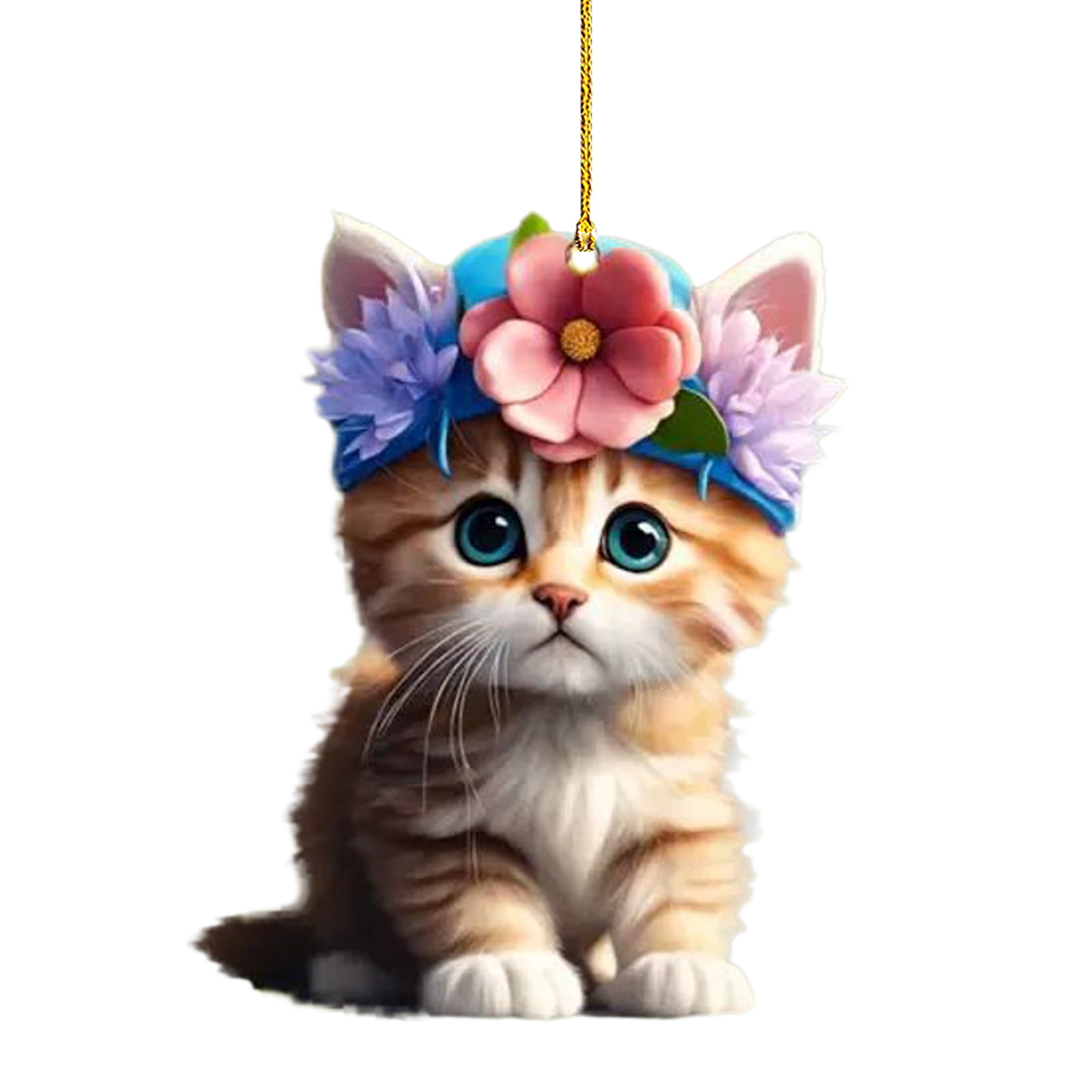 Fun Acrylic Cat Hanging Ornaments,Valentines Day Mother's Day Cute ...