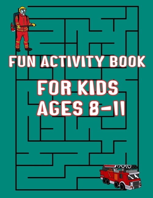 Fun Activity Book For Kids Ages 8-11: Mazes and Dot to Dot and Word ...