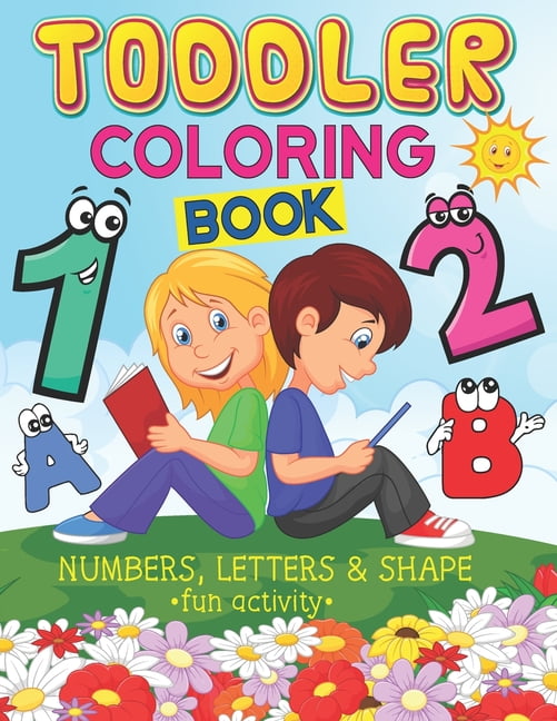 Fun Activity Toddler Coloring Book : Unlimited Fun with Numbers ...