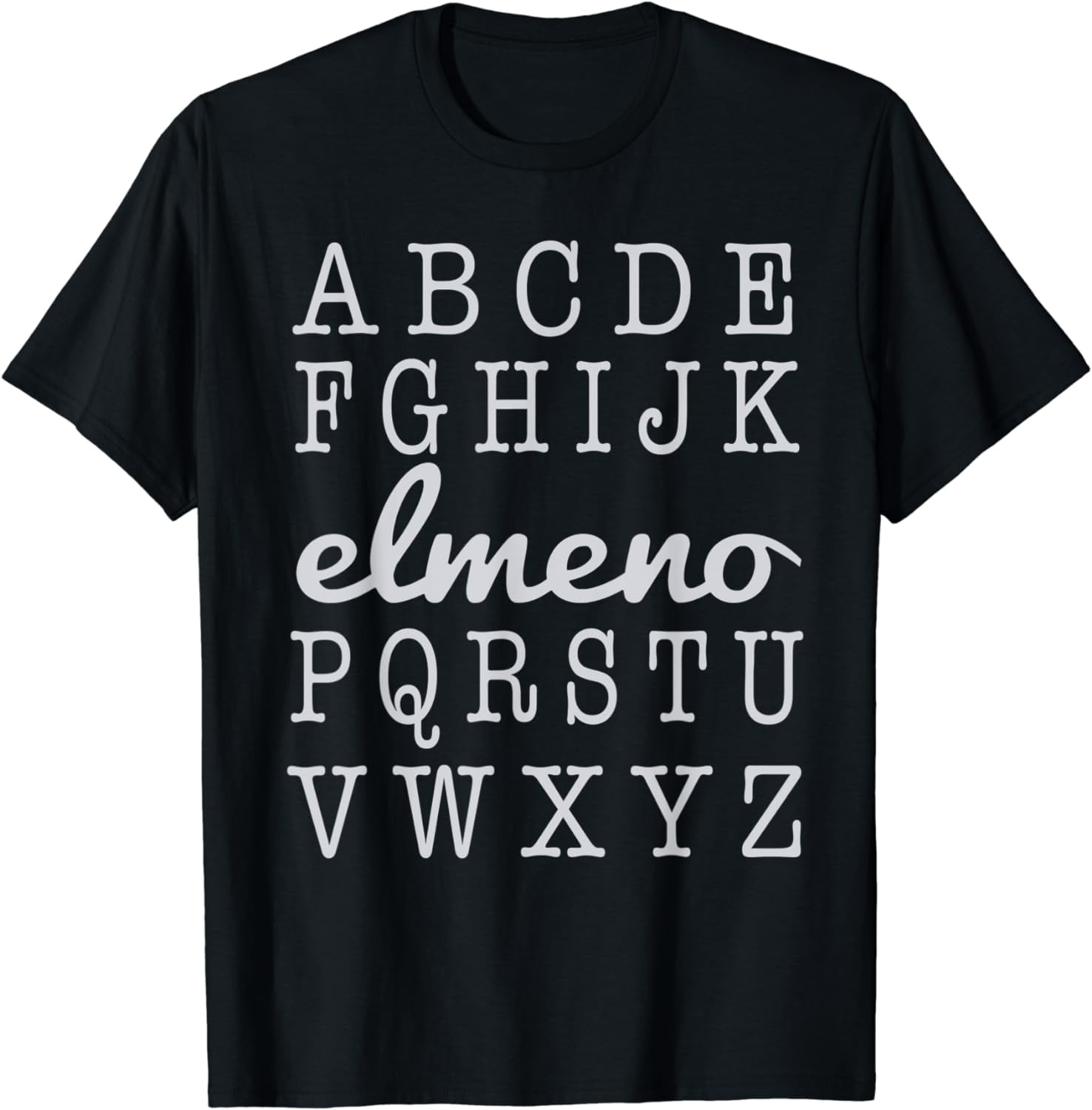 Fun Alphabet ABC Teacher Student Substitute English Grammar T-Shirt ...