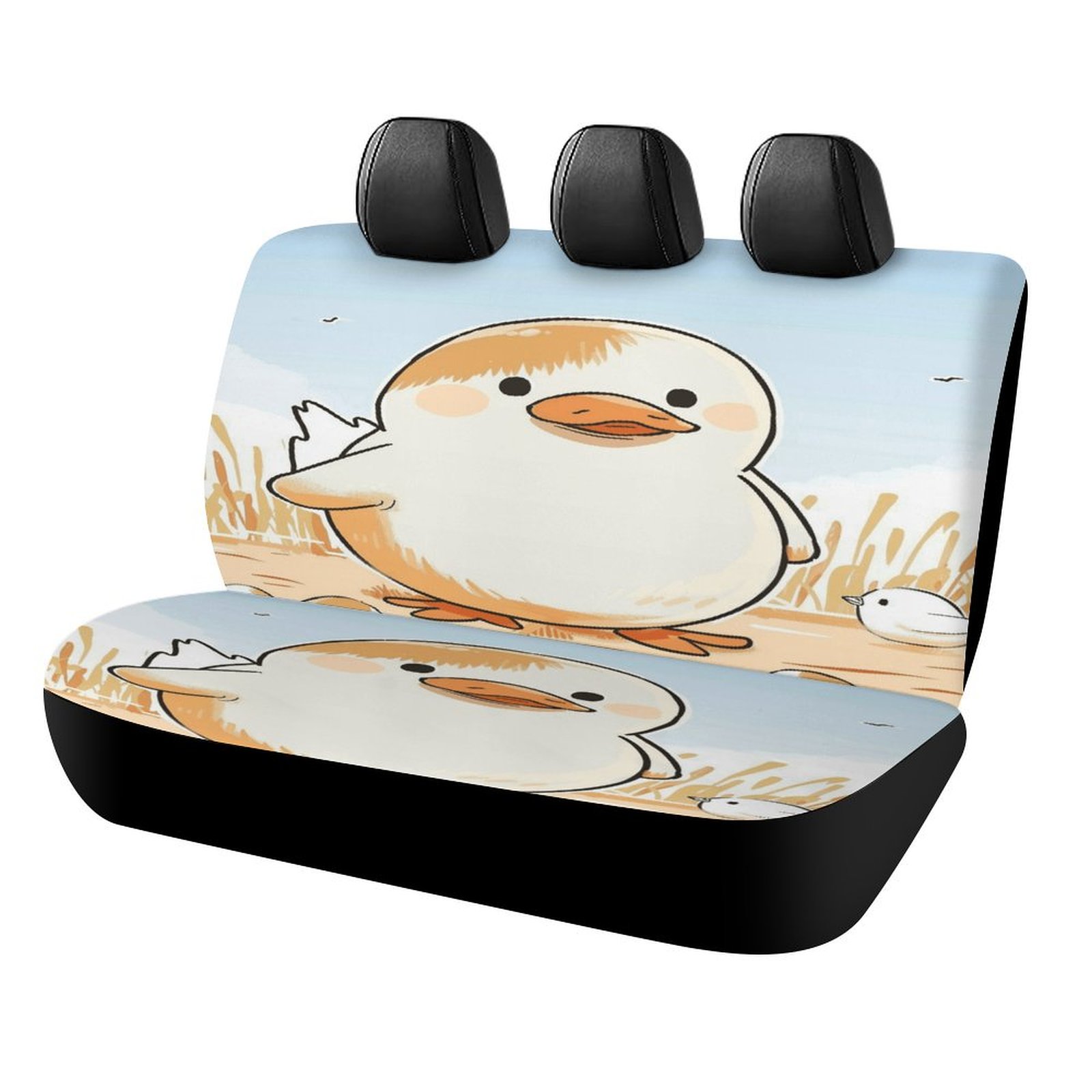 Fun And Playful Duck Rear Seat Covers, Car Backseat Protector ...