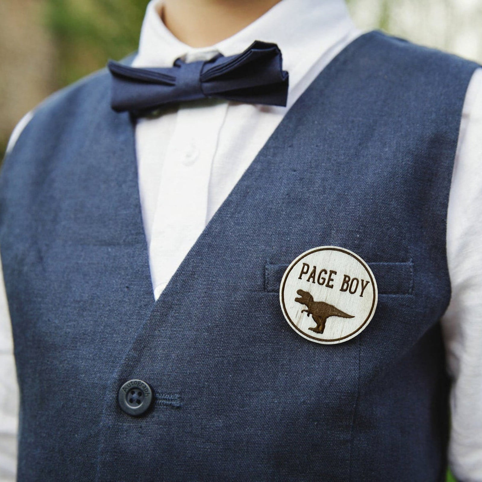 Fun Animals For Adults And Children Dinosaur Wooden Printed Brooches ...