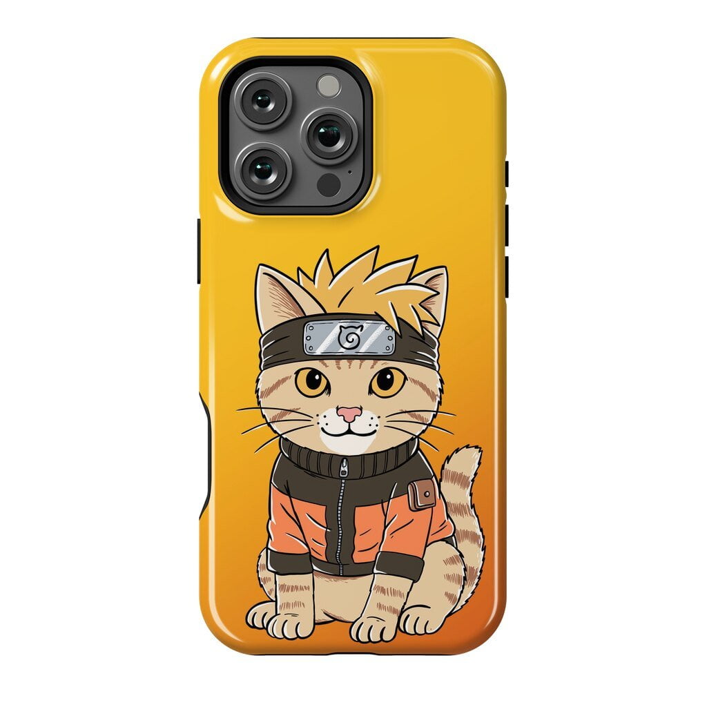 Fun Anime Inspired Cat Ruto Protective Phone Case for iPhone 12 to 17 ...
