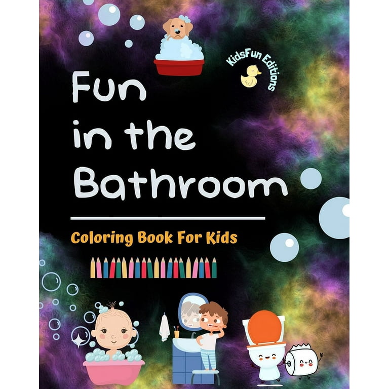 funny bathroom coloring pages