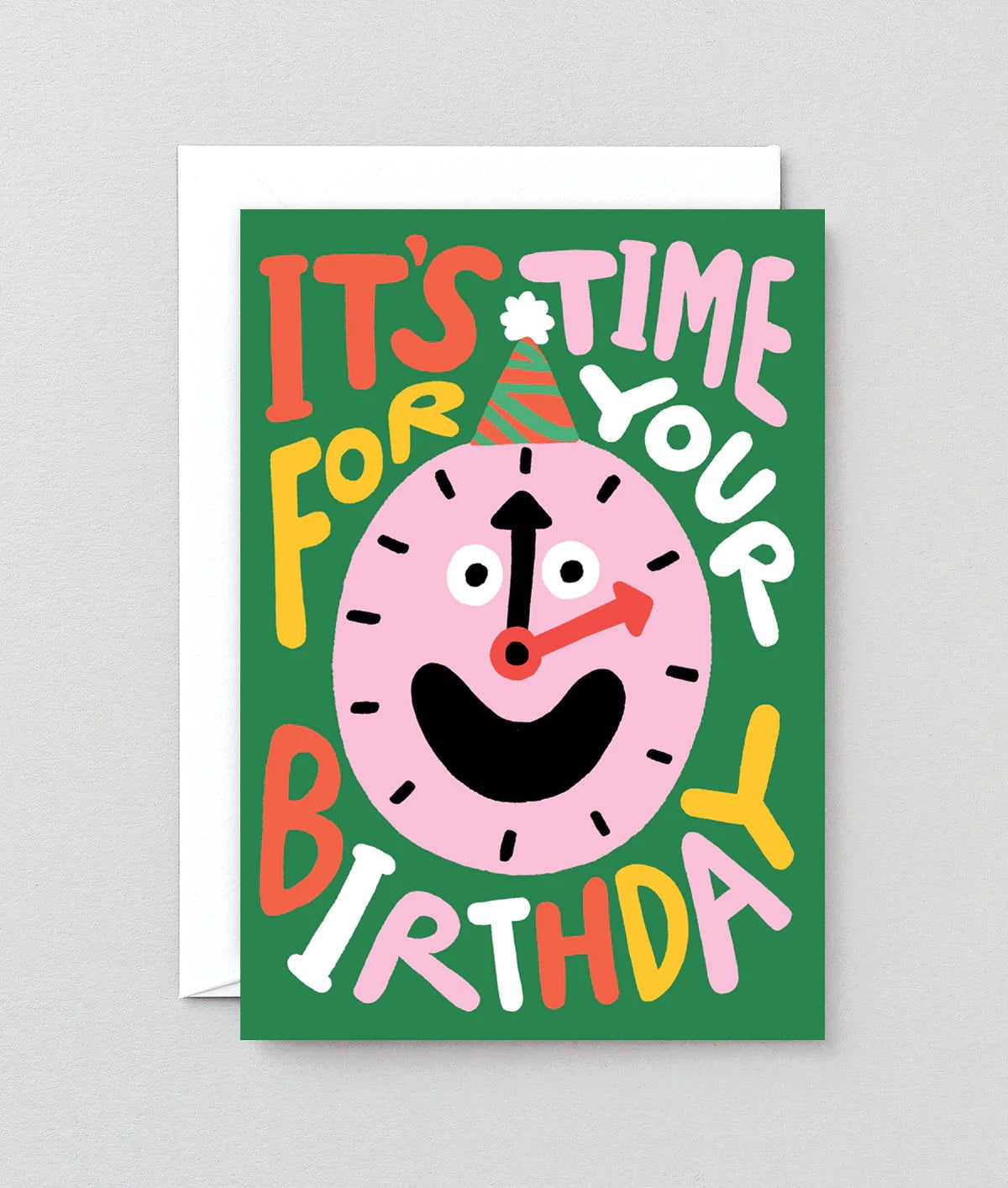 Fun Birthday Card with Clock Design – "It's Time for Your Birthday ...