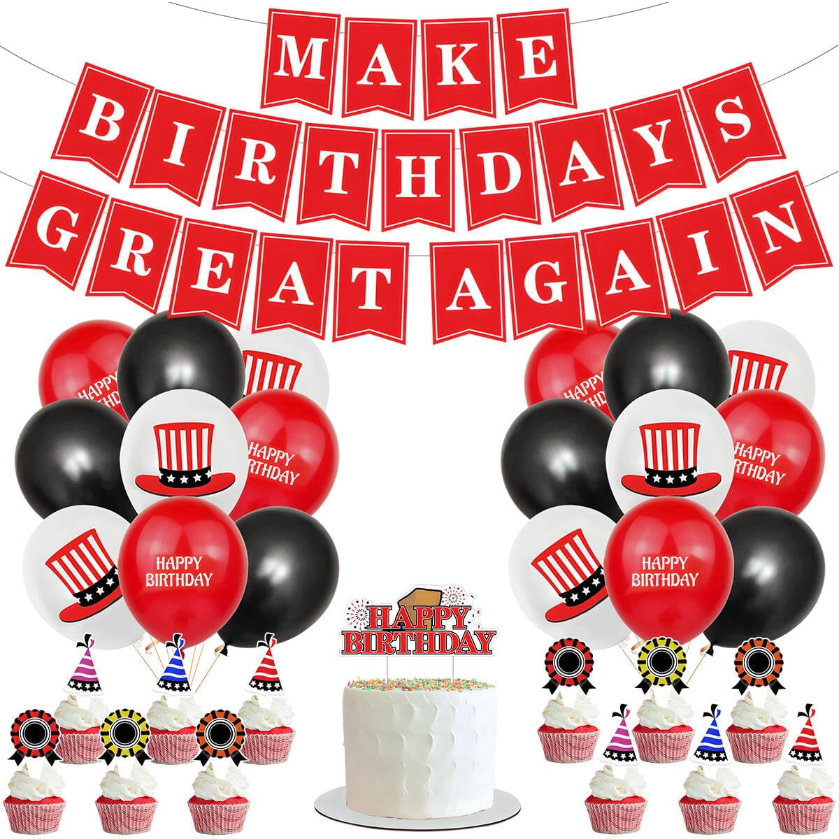 Fun Birthday PartyUMRT Supplies, ‘Make Birthdays Great Again' Party ...