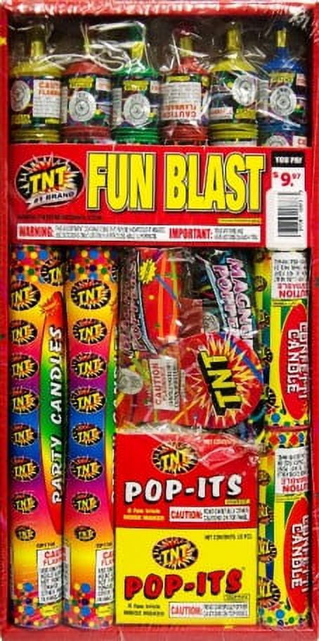 Fun Blast, TNT Fireworks, Multicolor Party Popper Noisemakers ...