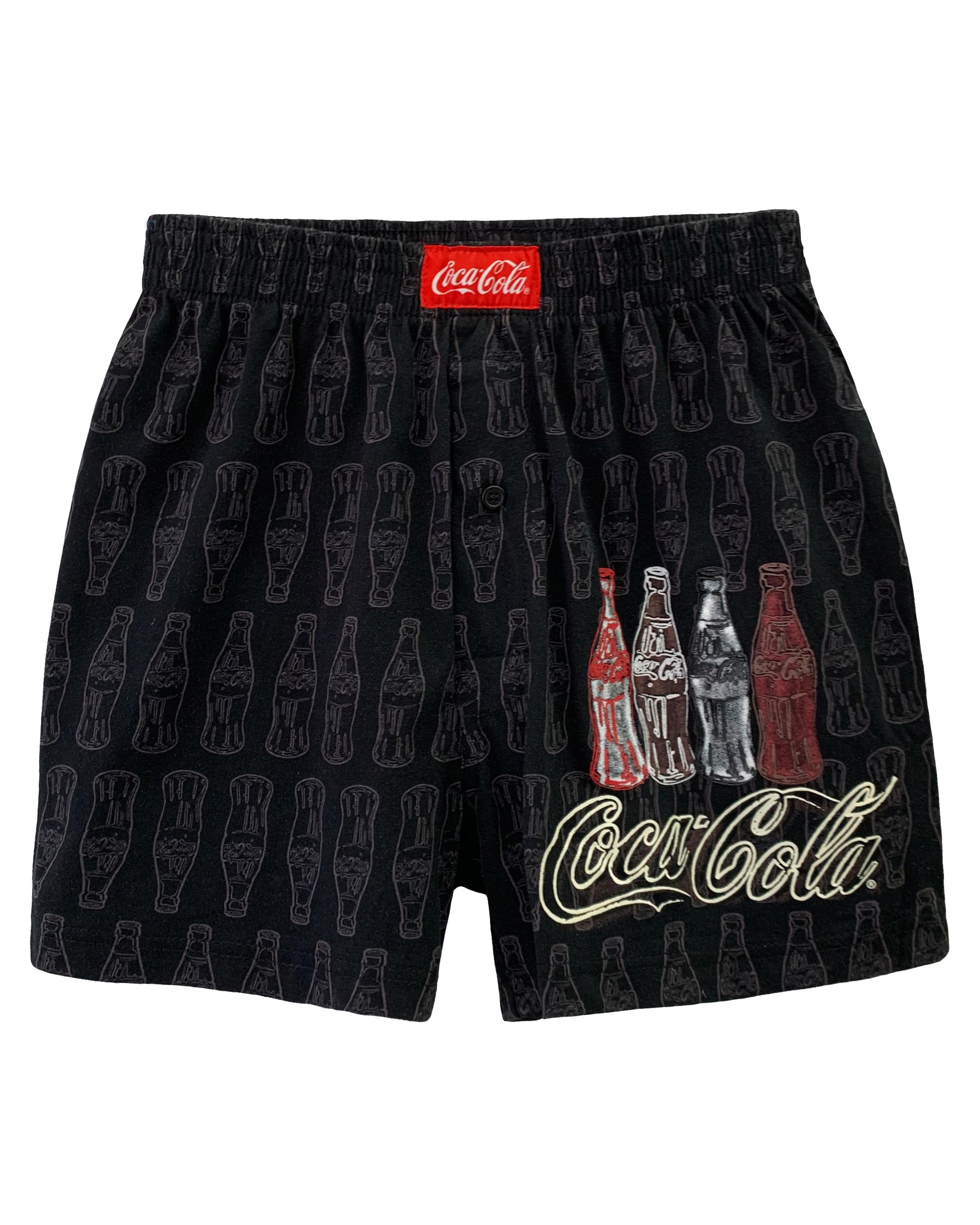 Coca Cola Mens Boxer Shorts Bottle Stamp, Bottle Stamp, Size: S, Coca ...