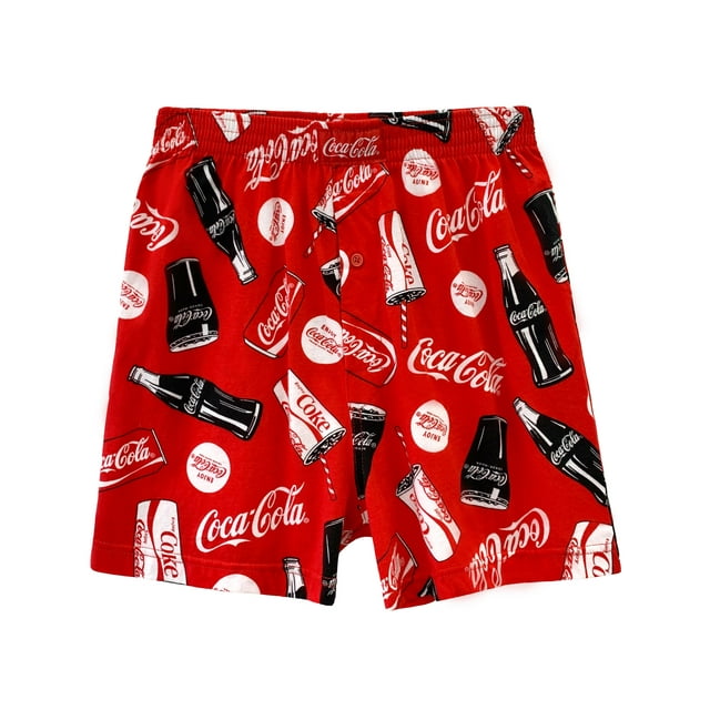 Coca Cola Mens Boxer Shorts Enjoy Coke Sleepwear, Enjoy Coke, Size: S ...