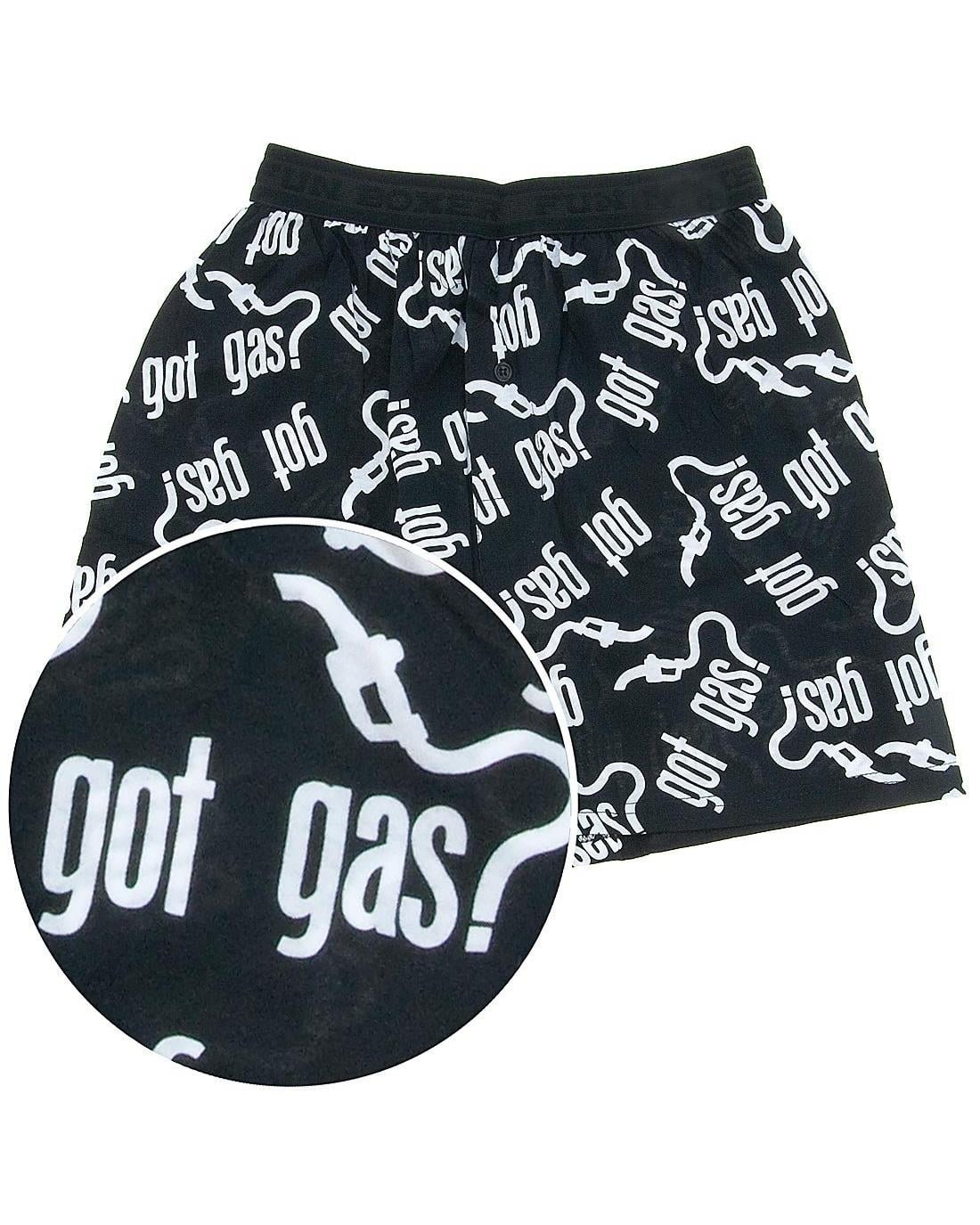 Fun Boxers Got Gas BLK/WHT Mens Boxer Short, Gas, Size: S - Walmart.com