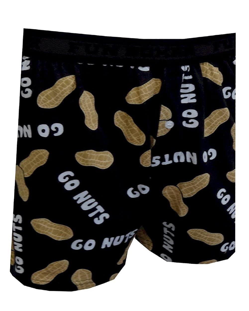 Fun Boxers Mens Boxer Shorts, Male, Go Nuts, Size: S - Walmart.com
