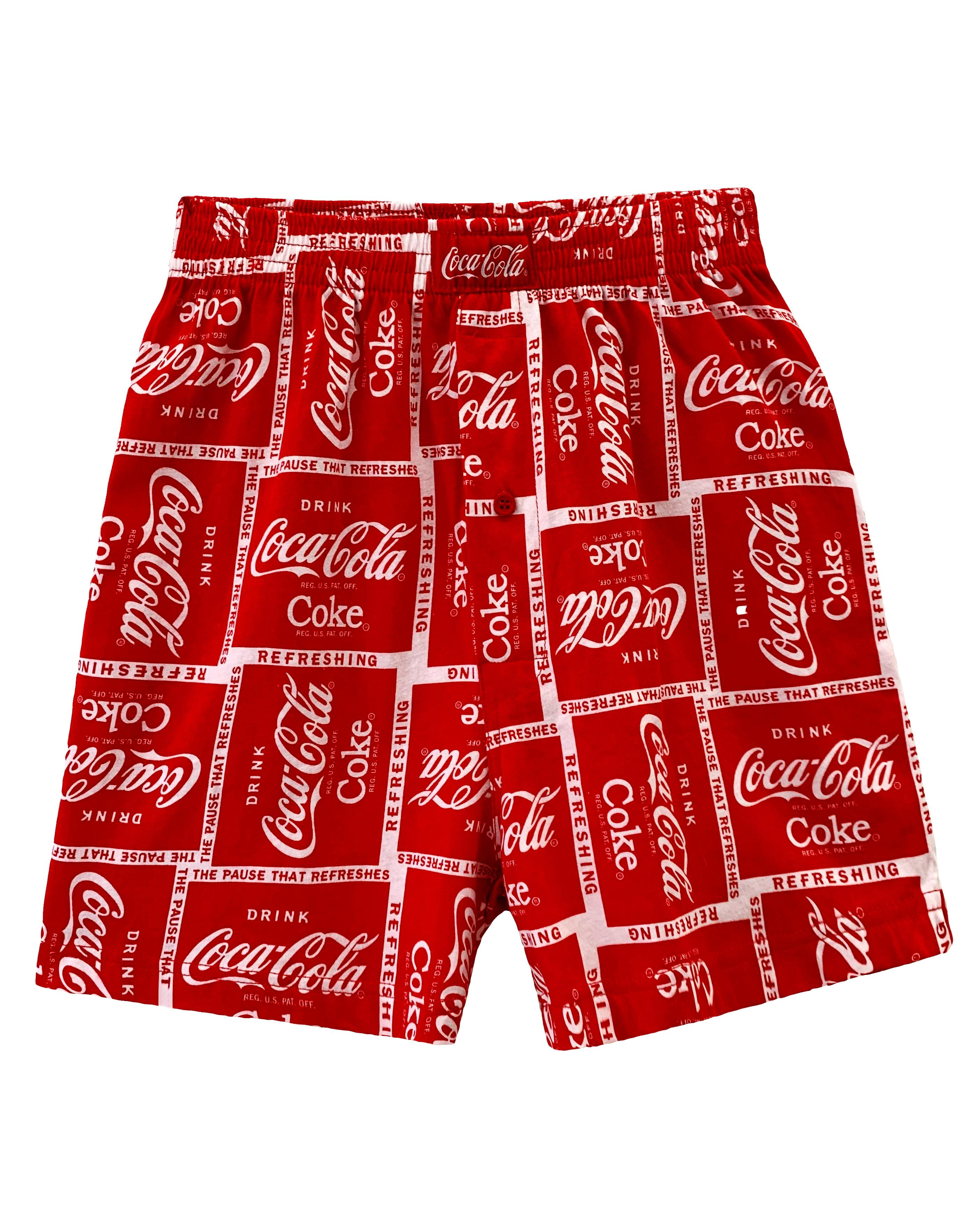 Fun Boxers Mens Boxer Shorts, Male, Refresher, Size: XS, Coca-Cola ...