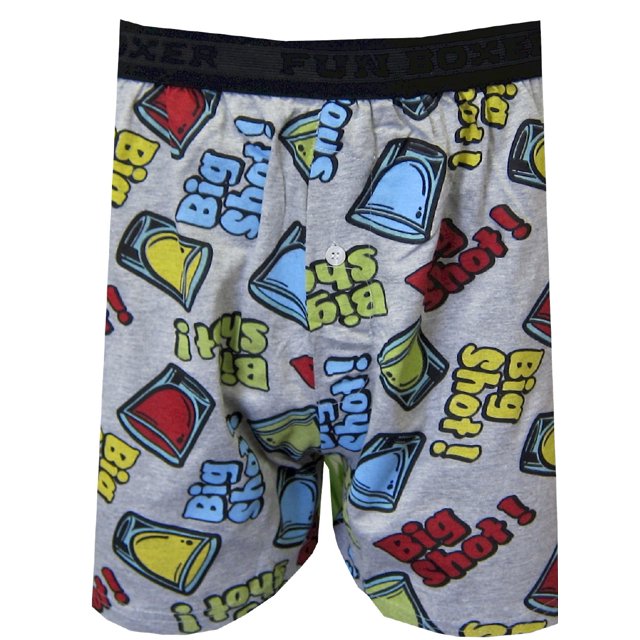 Fun Boxers Mens Shot Glass I'm a Big Shot Boxers (Small) - Walmart.com
