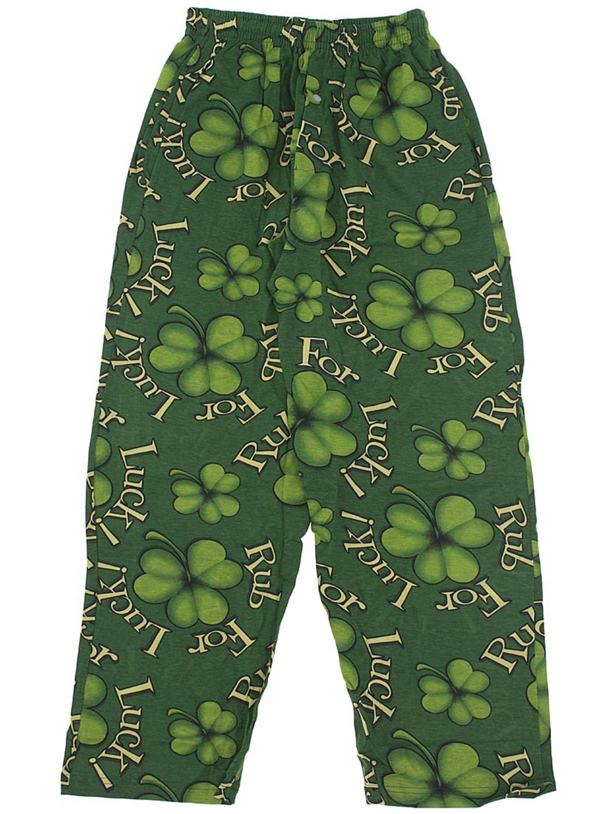 Fun Boxers Rub for Luck Pajama Pants for Men (Size Small) - Walmart.com