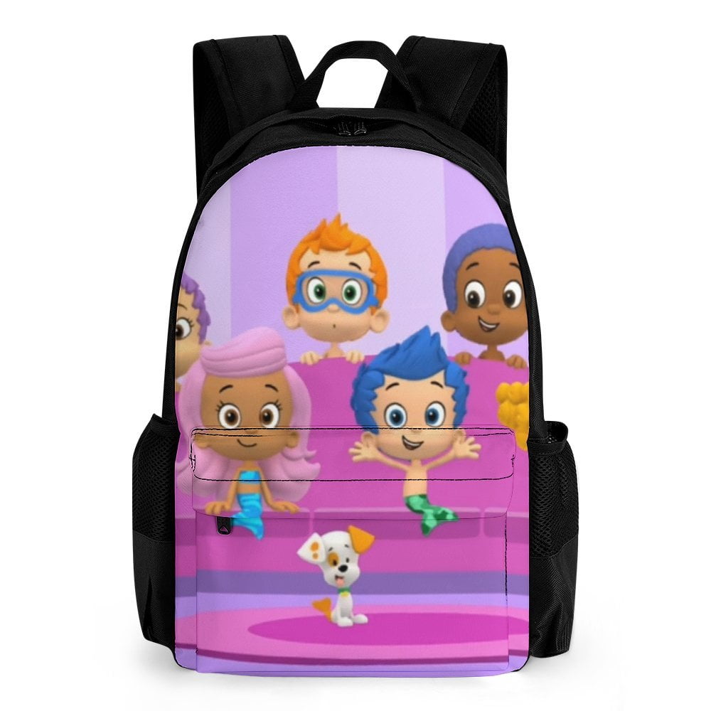 Fun Bubble Guppies Backpack Laptop Bag Student Satchel Schoolbag ...