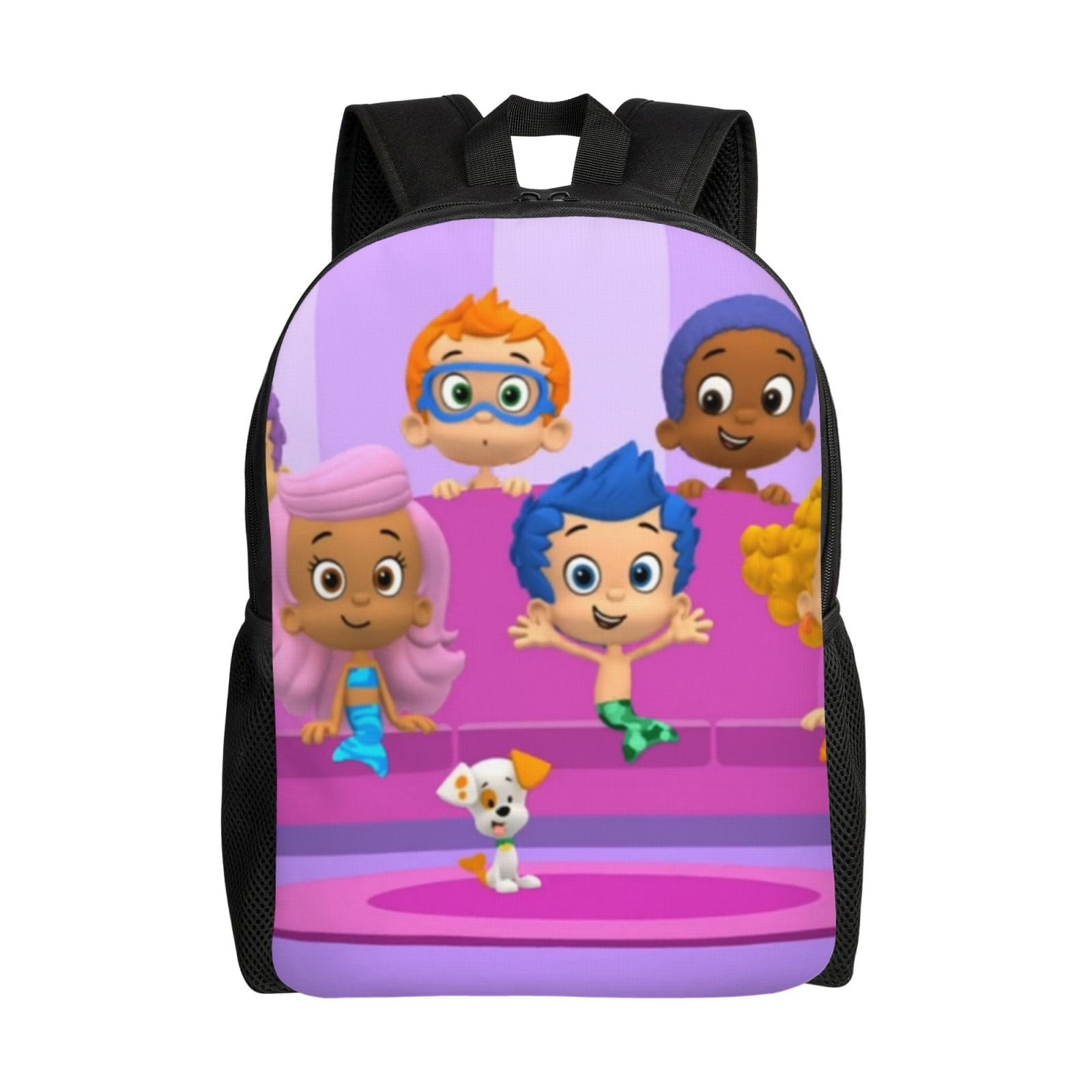 Fun Bubble Guppies Laptop Backpack Lightweight Basic Unisex Daypack ...