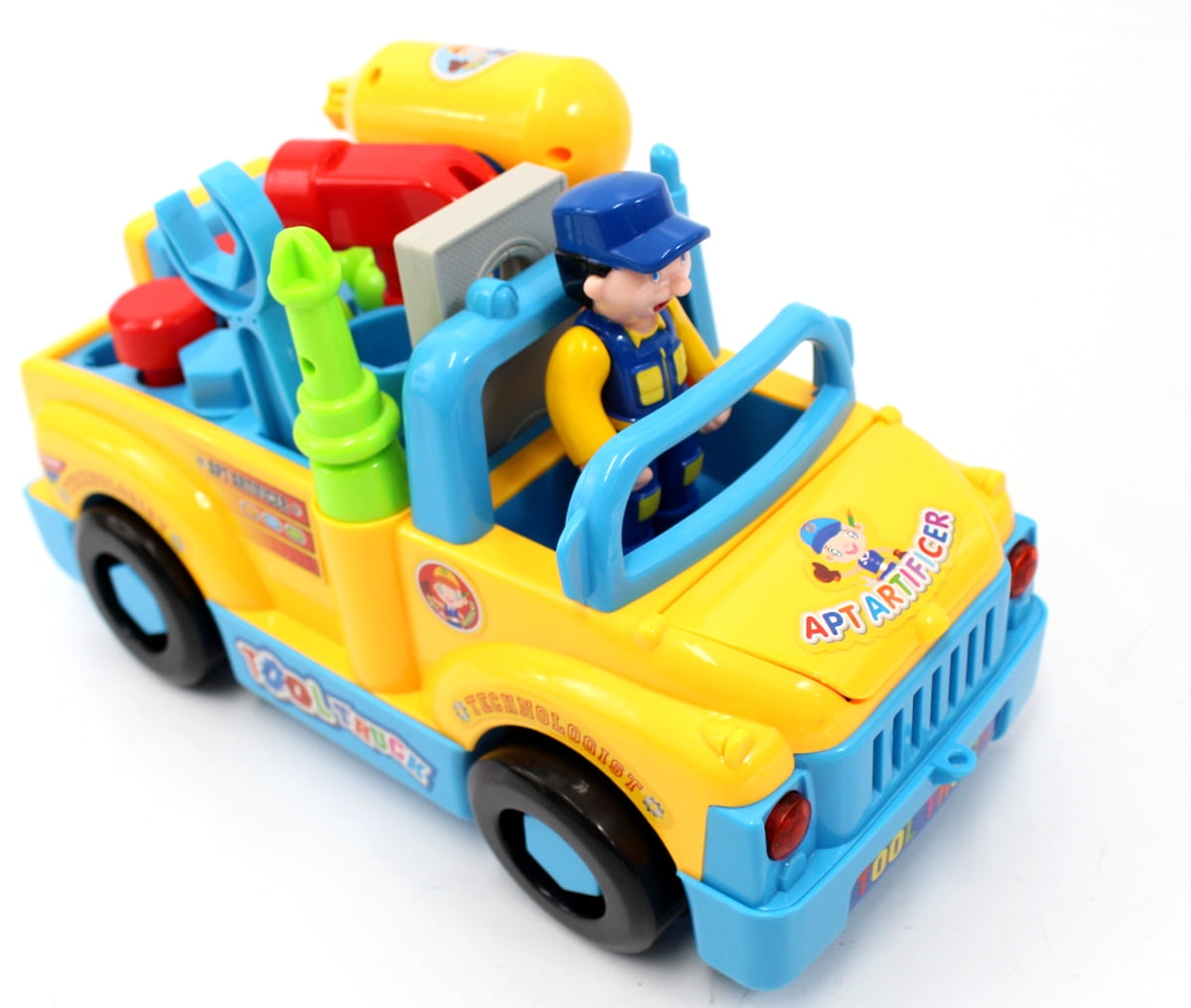 Fun Building Multifunctional Take Apart Toy Tool Truck With Electric ...