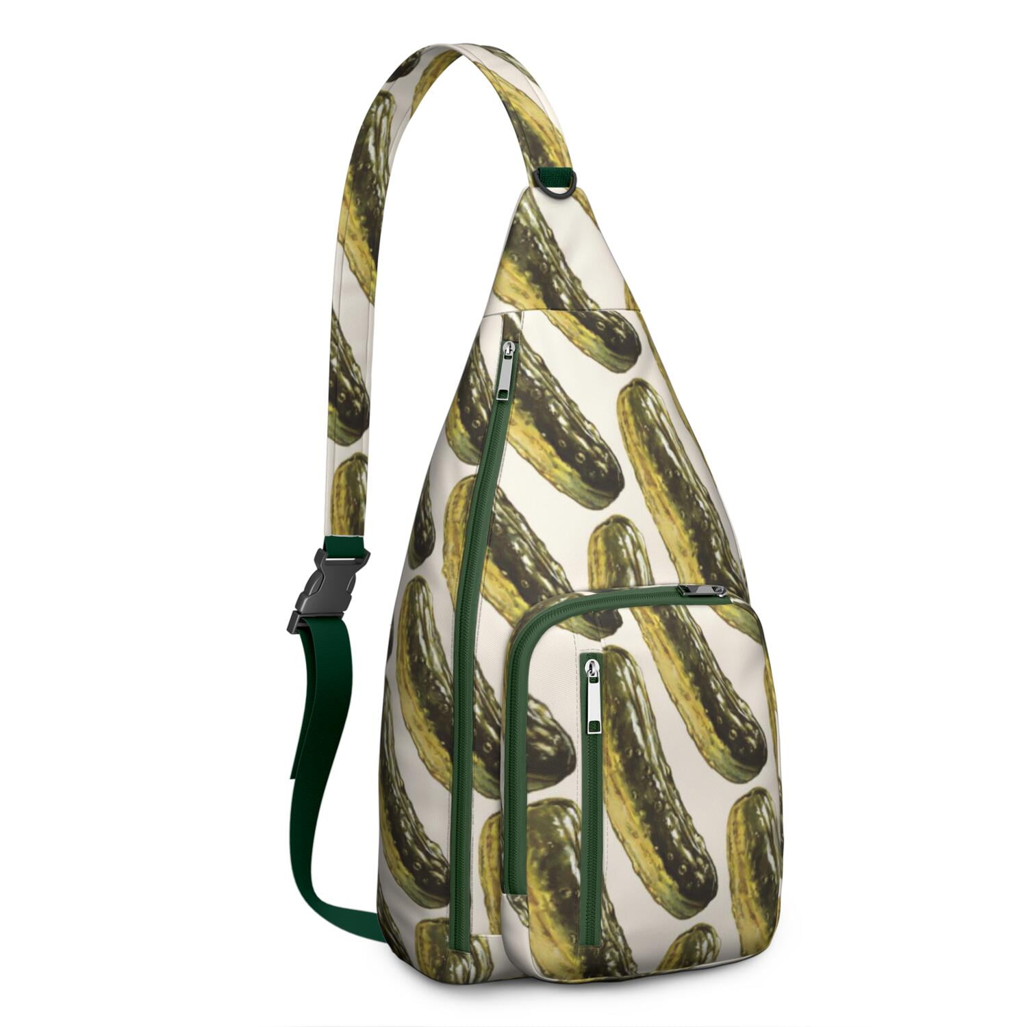 Fun Burger Lover Chest Bag - Kawaii Hamburger & Fast Food Print Sling ...