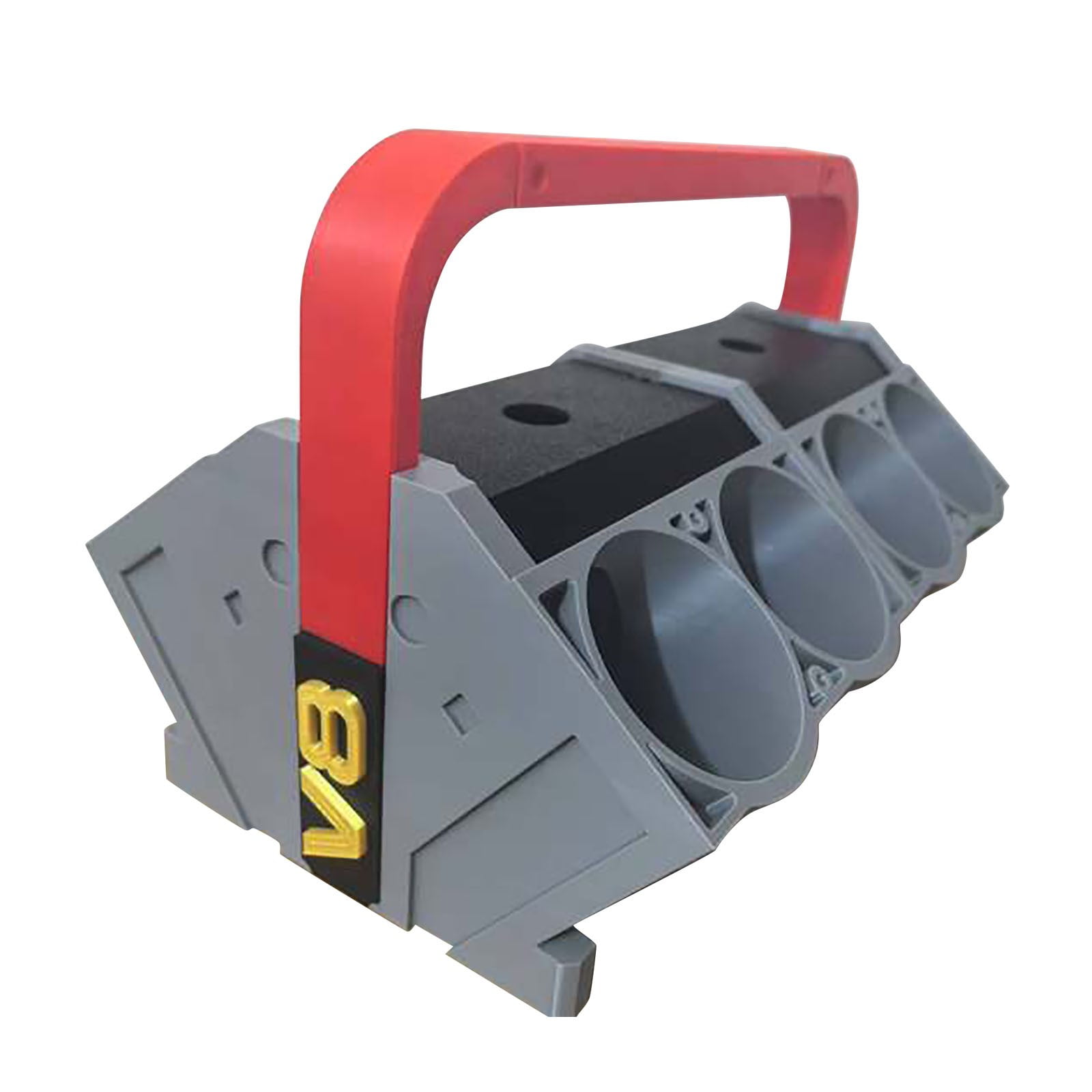 Fun Car Engine Block Can Cooler: Designed Beverage Chiller with Piston ...