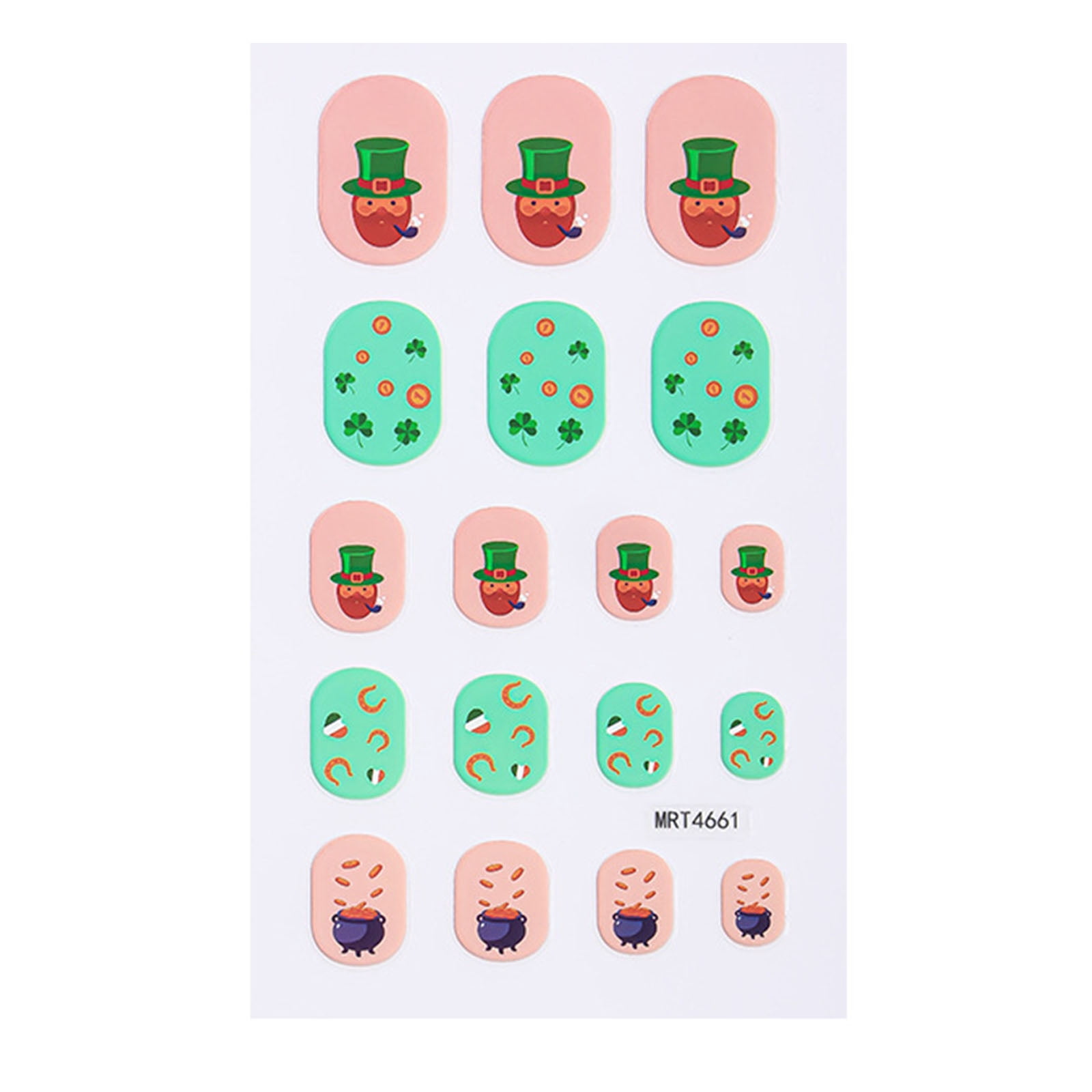 Fun Cartoon Nails Stickers For Kids Waterproof Design Simple ...