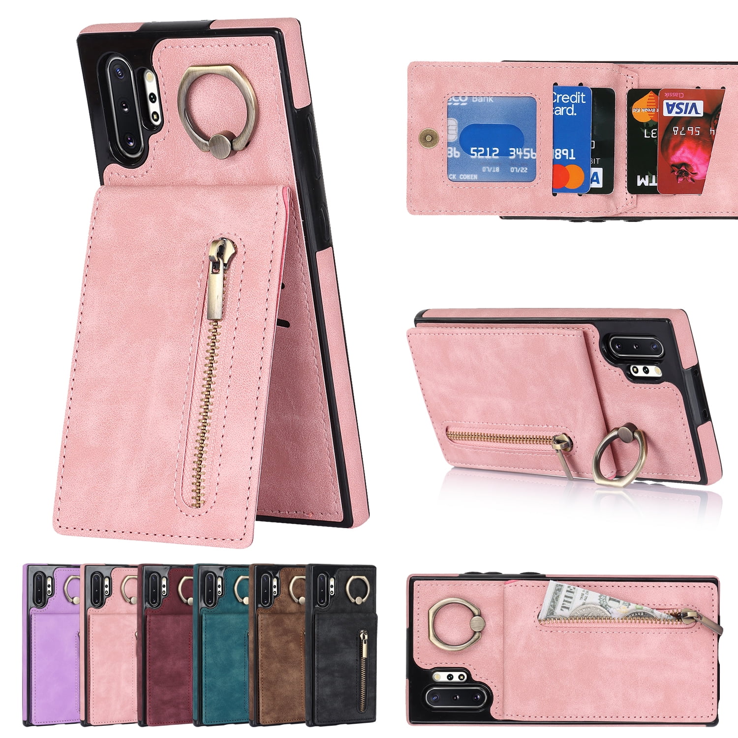 Fun-Casery Phone Case for Samsung Galaxy Note 10 Plus Flip Wallet Cover ...
