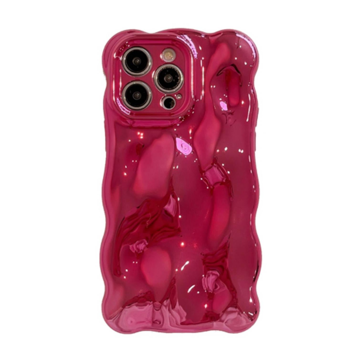 Fun-Casery for iPhone 12 Pro Max Case, Lovely Wave Bubble Wrap Pattern ...