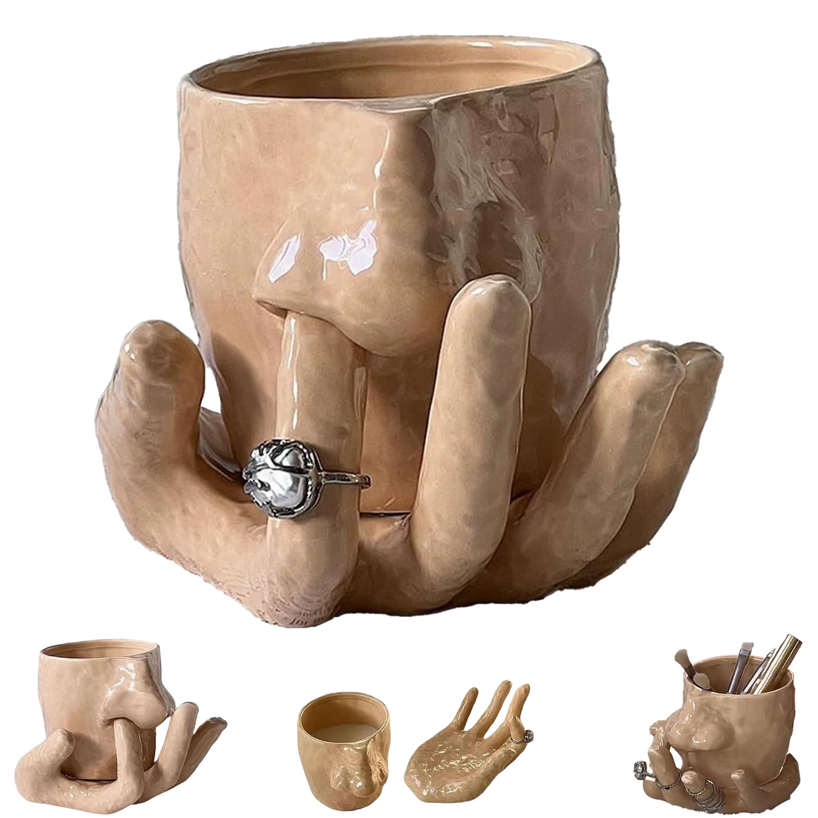 Fun Ceramic Nose Picking Mug, Fun Nose Picking Ceramic Cup, Ceramic ...