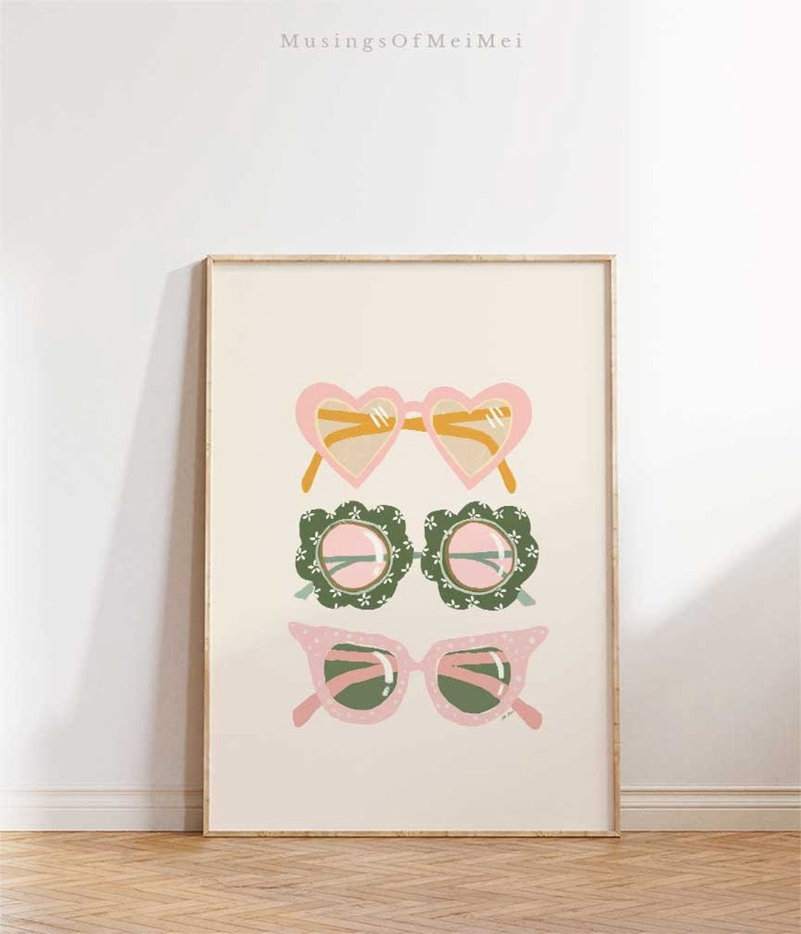 Fun Cheerful Sunnies Art Poster For Girly Nursery Decor Decorplayroom S ...