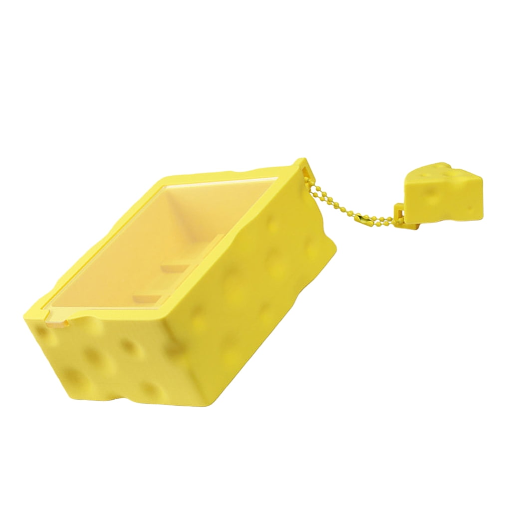 Fun Cheese Shape Keycap Case Compartmentalized Holder For Mechanical ...