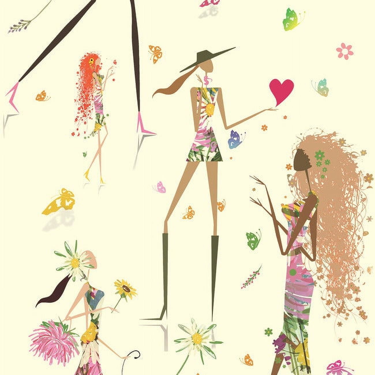 Fun Chic Peel & Stick Wallpaper - Walmart.com