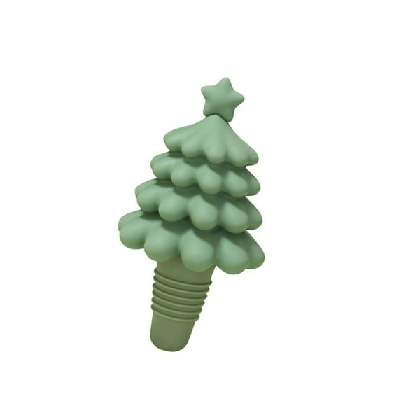 Fun Christmas Tree Shape Silicones Wine Bottle Stopper for Wine ...