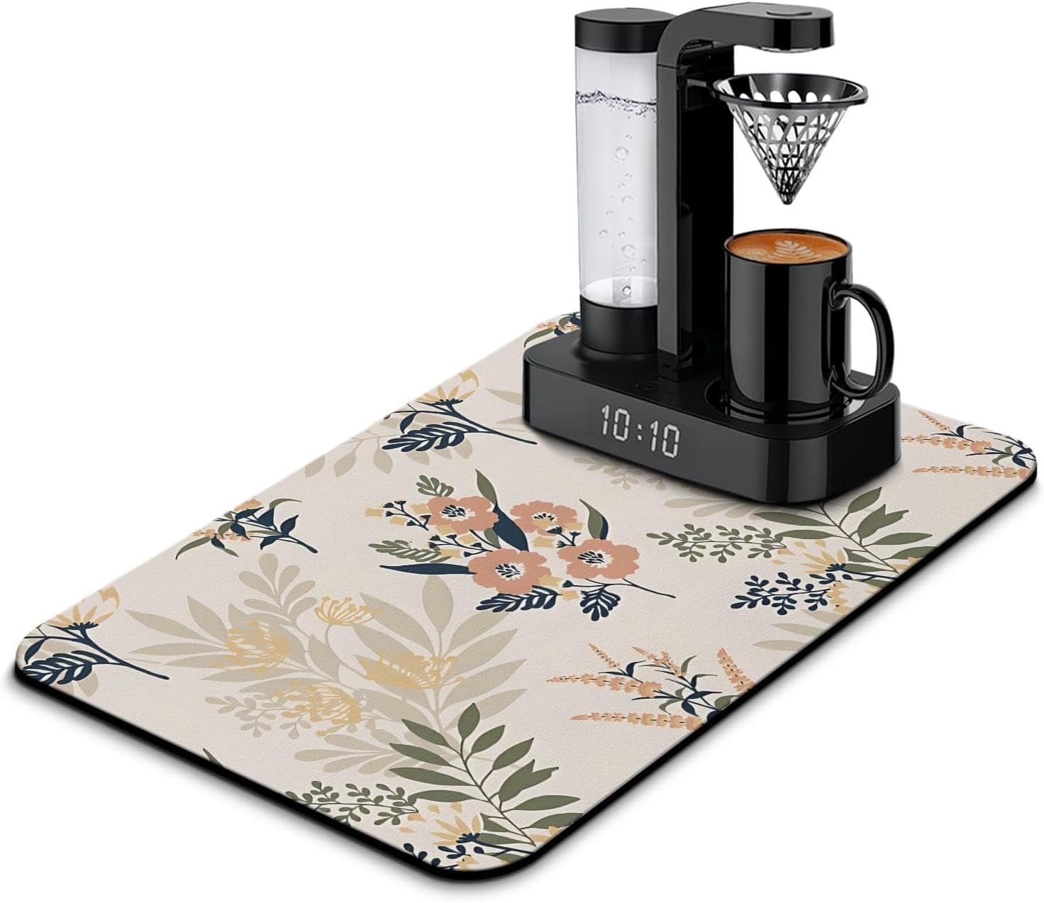 Fun Coffee Mat 24inx16in,Coffee Bar Mat for Countertops,Absorbent Hide ...