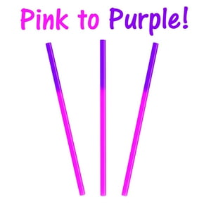 Color Changing Straws