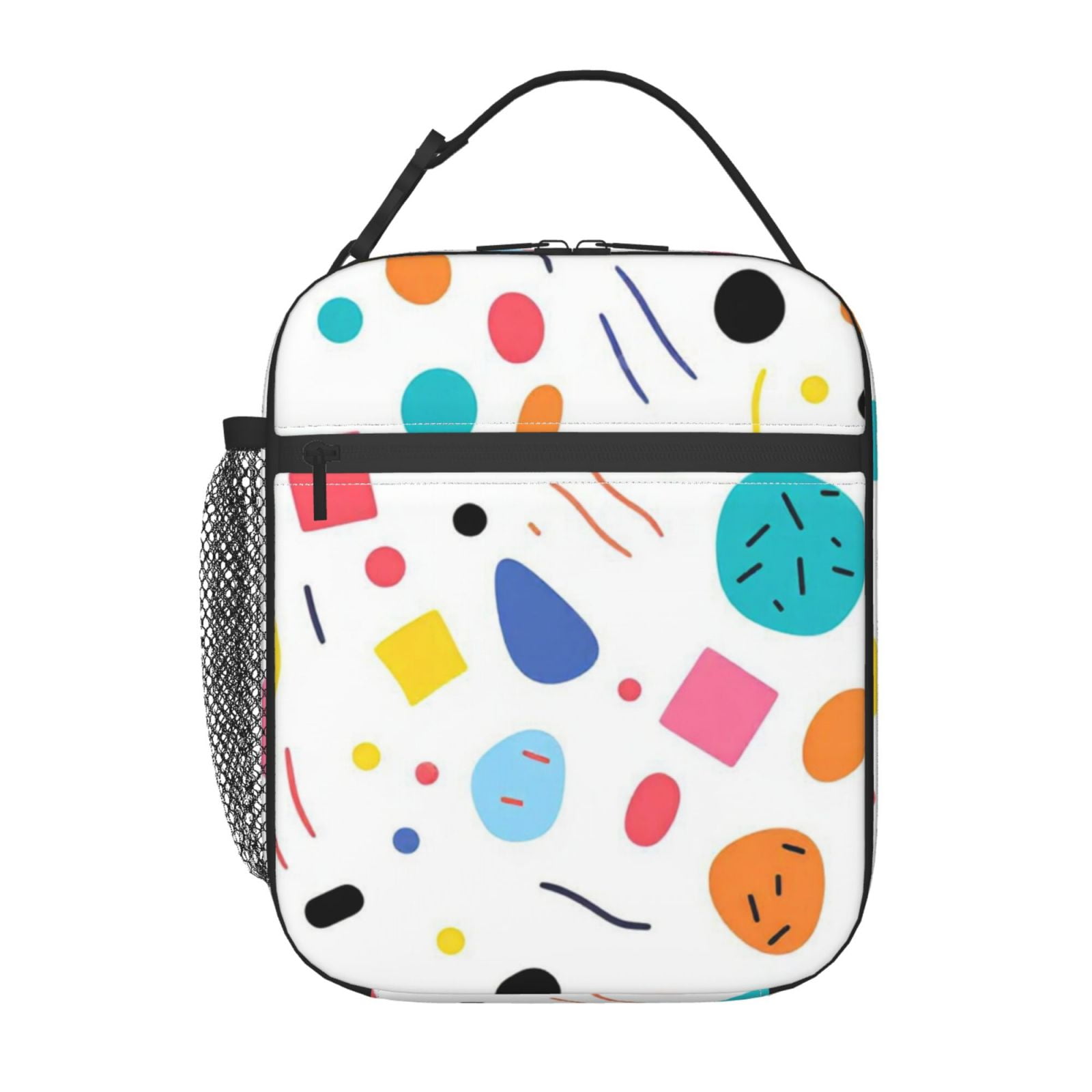 Fun Colorful Doodle Portable & Lightweight Insulated Lunch Bag ...