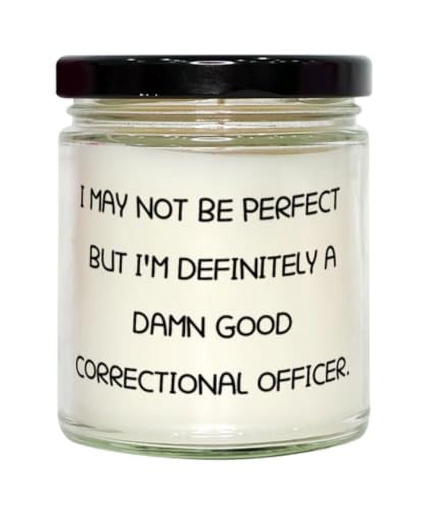 Fun Correctional Officer Gifts, I May NOT BE Perfect, BUT I'm ...