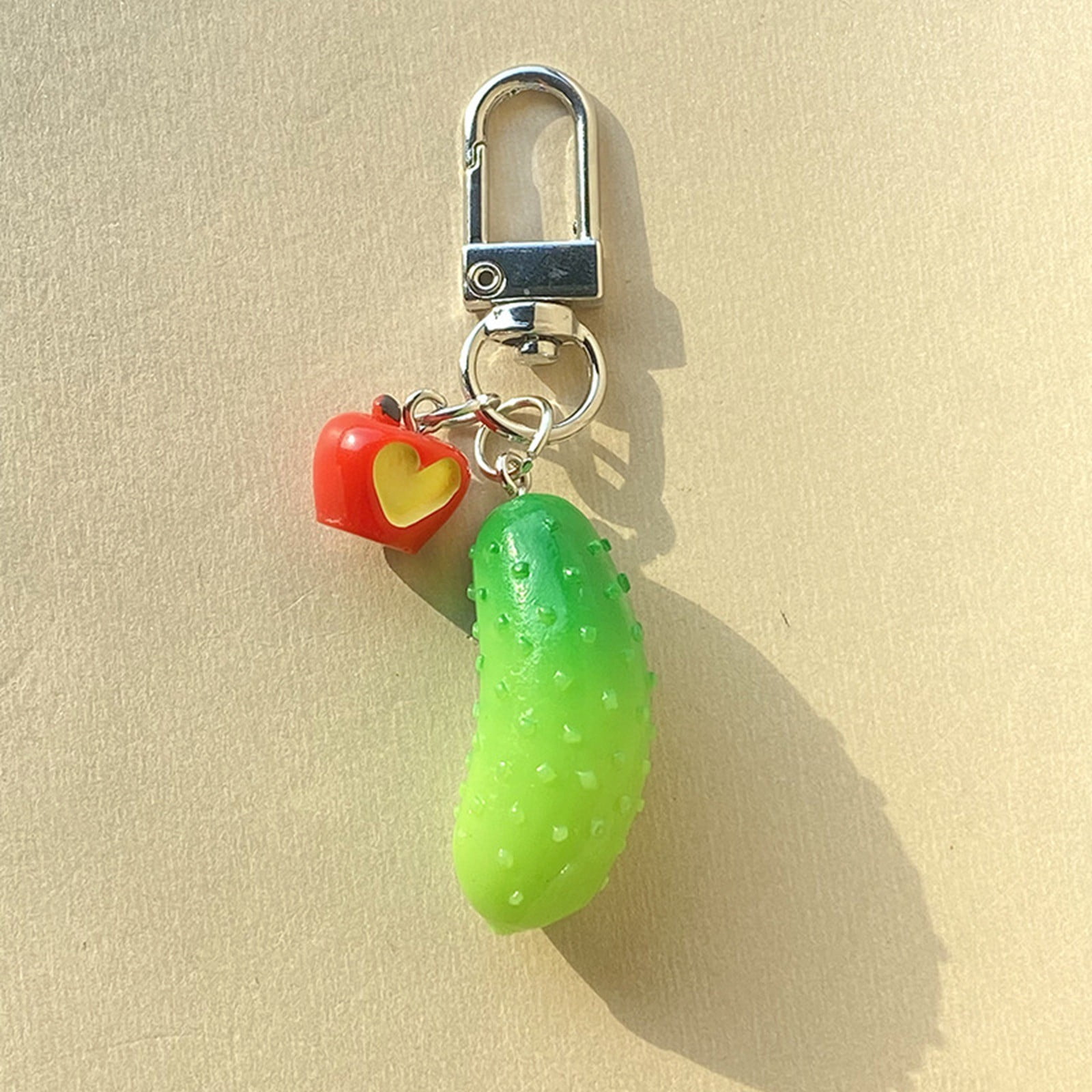 Fun Cucumber Vegetables And Fruits Pendant Creative Resin Banana Grape ...