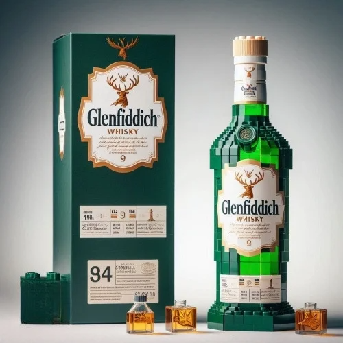 Fun DIY Building Blocks – Whiskey Bottle Inspired Mini Model Set ...