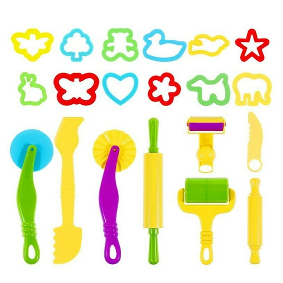 Fun DIY Clay Stamps Tool Kit for Kids Creative Expression Safe Build ...