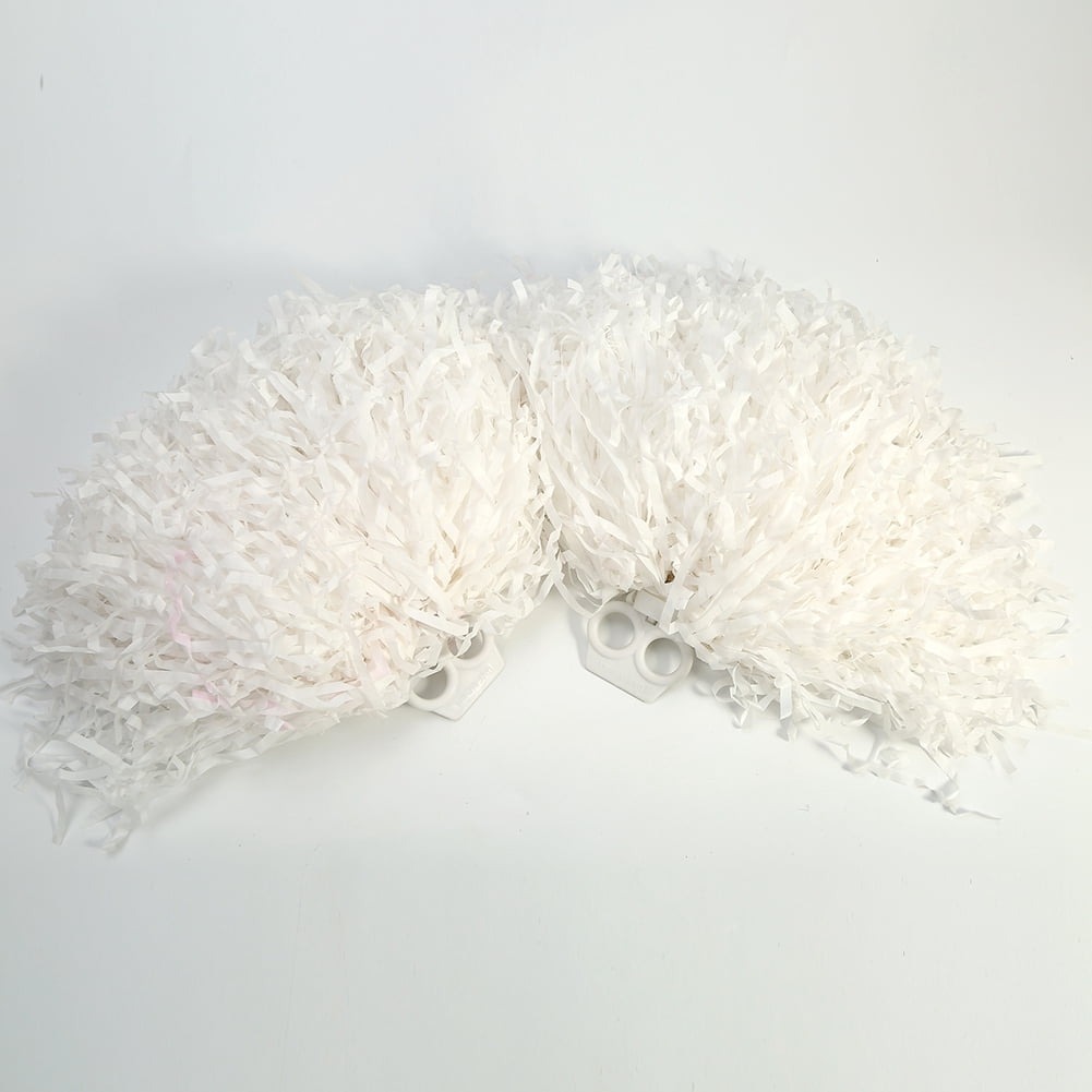 Fun Dance & Party Accessory Duo White Pom Pom Set - Walmart.com