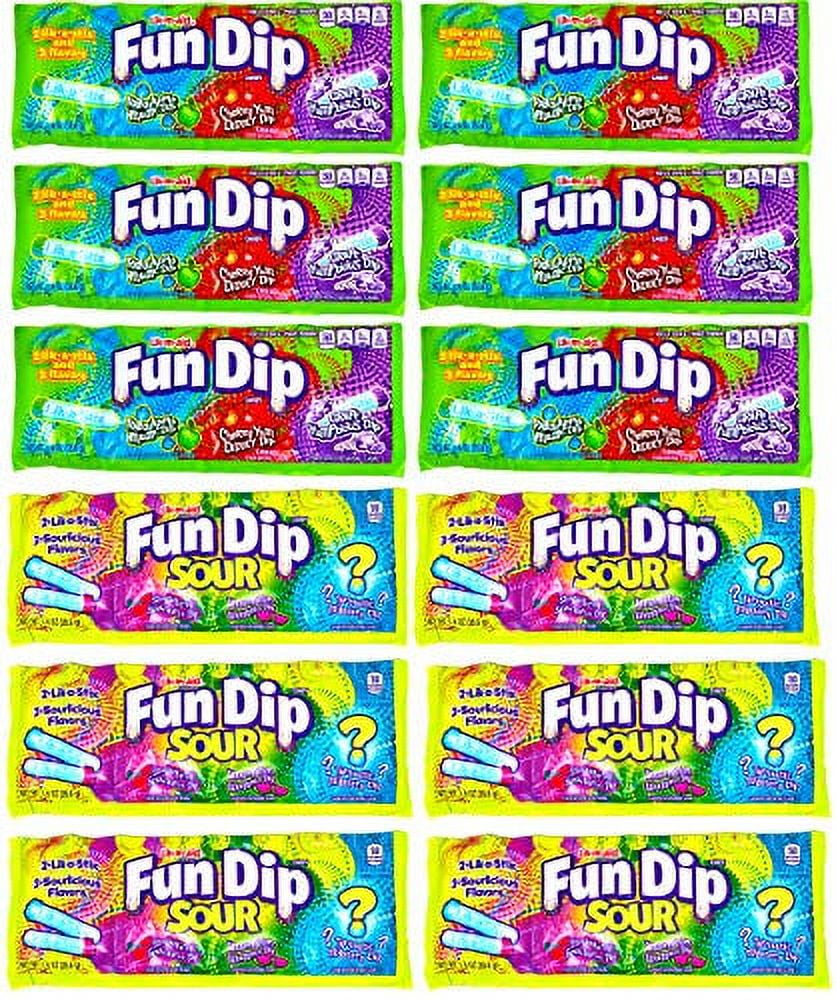 Fun Dip Candy Bulk Variety Pack 1.4 Ounce - Sour and Classic (Pack of ...