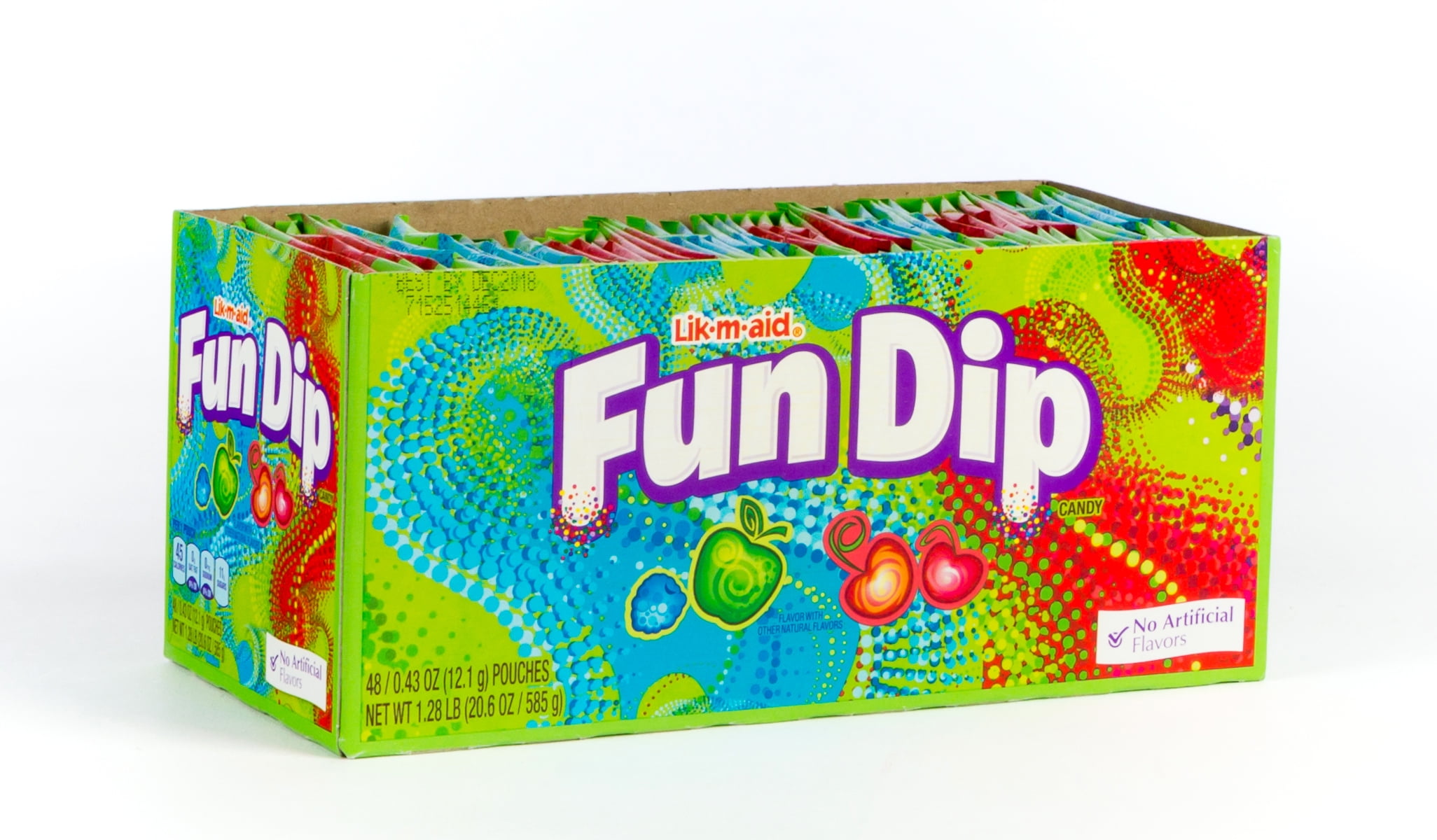 Fun Dip Cherry & Razz Apple, Powdered Candy Sticks, Bulk Kids Pack, 0. ...