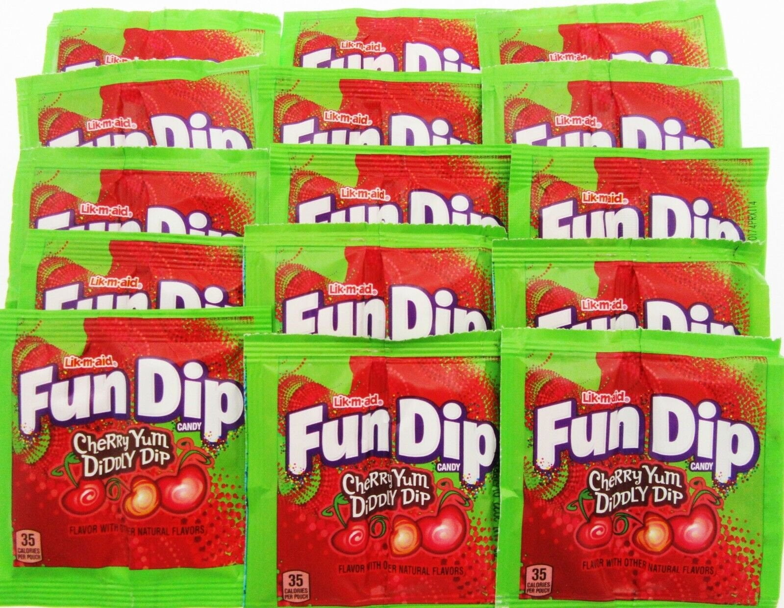 Fun Dip Cherry Yum Diddly Dip 6 Pouches of Candy - Walmart.com