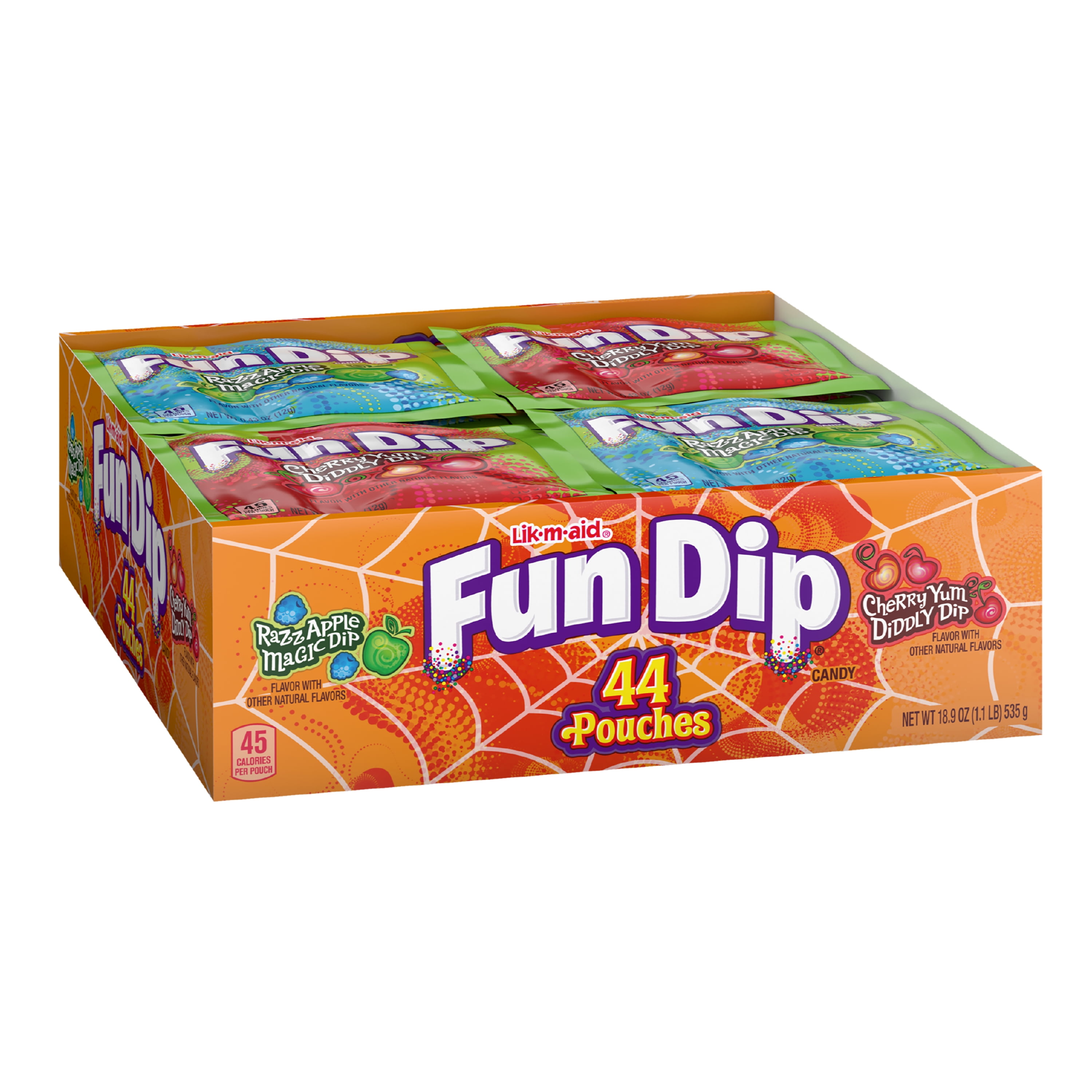 Fun Dip, Razz Apple Magic Dip & Cherry Yum Diddly, Halloween Candy, 18. ...