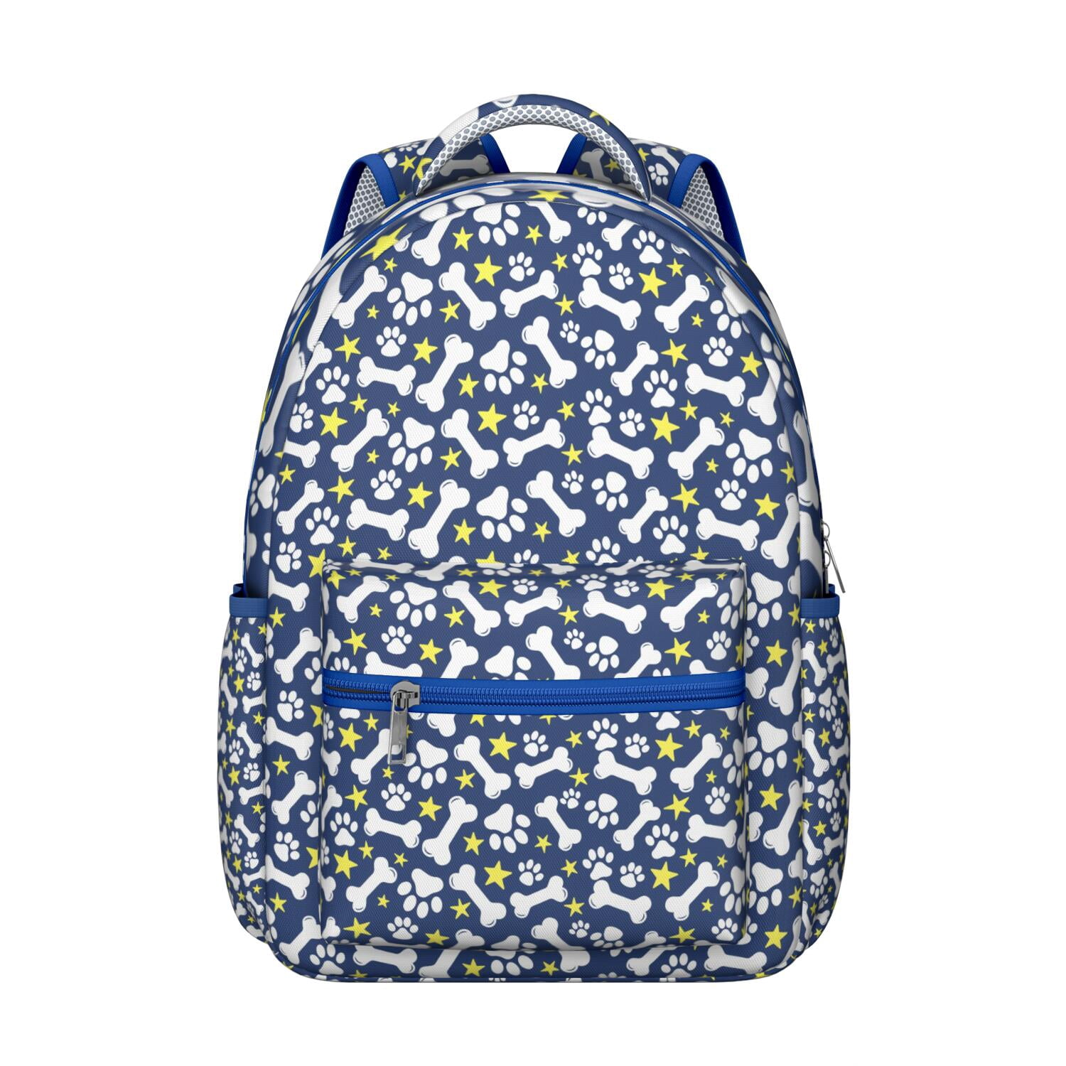 "Fun Dog Graphic Backpack - Sturdy Waterproof Rucksack for Campus Life ...