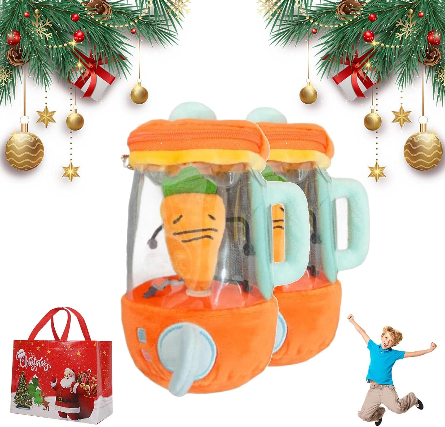 Fun Drawstring Rotating Plush Toy, Juice Blender Plush Toy, 6 Inches ...